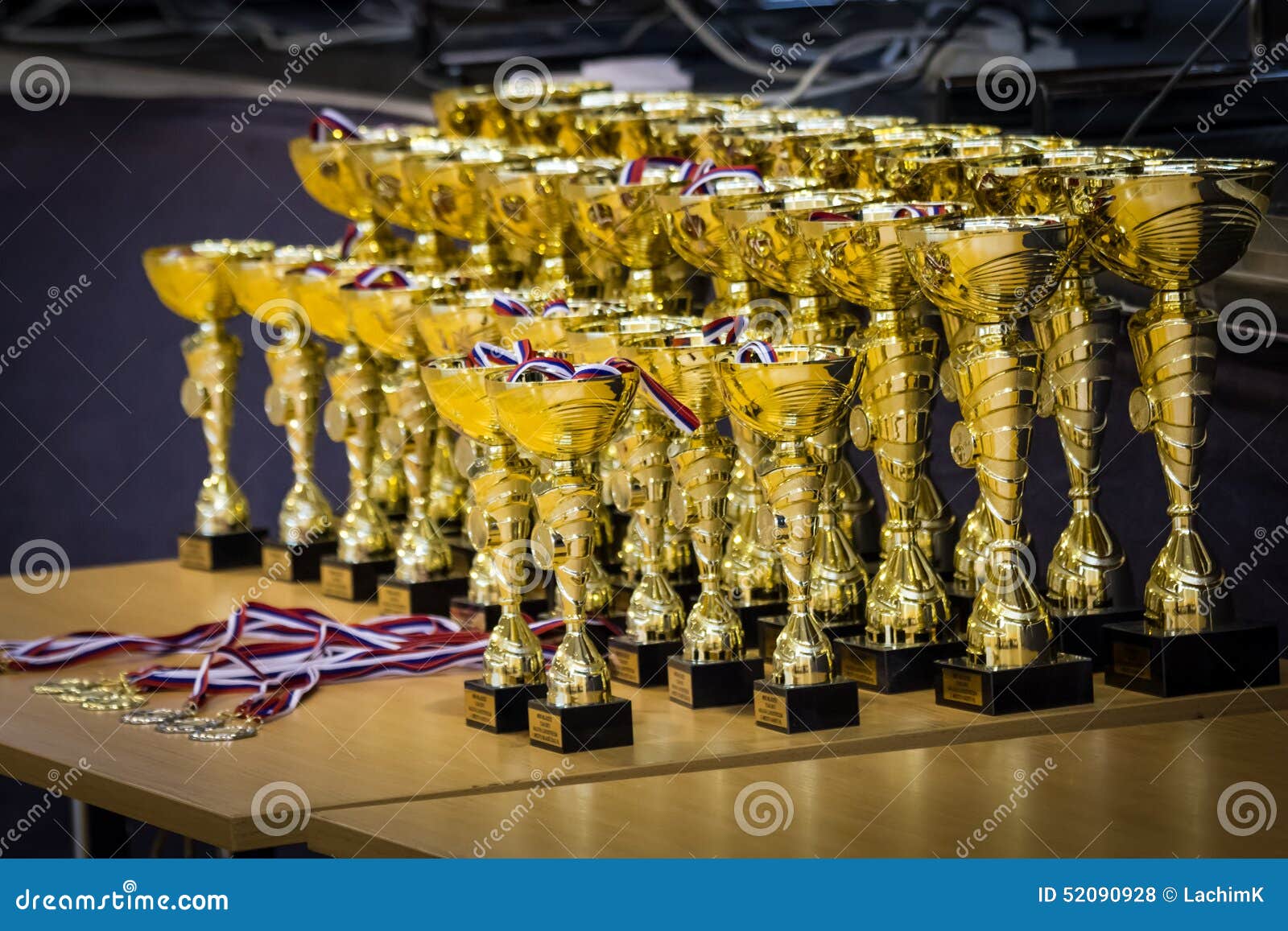 Trophies stock photo. Image of silver, medals, bronze - 52090928