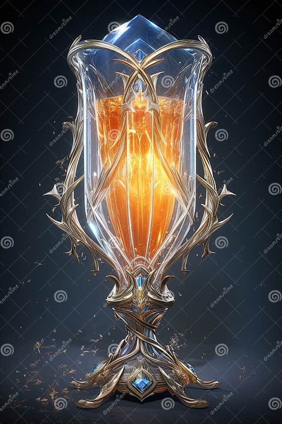 A Trophy of an Artistic Form. Generative AI Stock Illustration ...