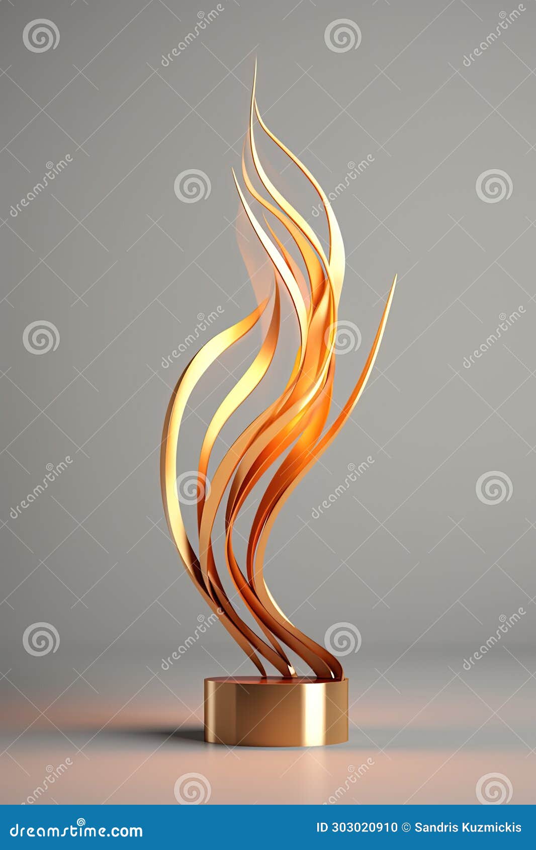 A Trophy of an Artistic Form. Generative AI Stock Photo - Image of ...