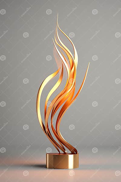A Trophy of an Artistic Form. Generative AI Stock Photo - Image of ...