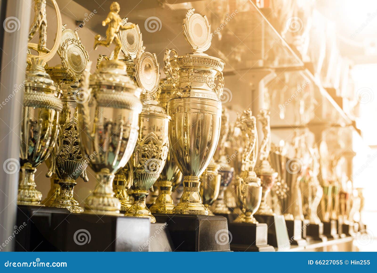 Trophy Awards for Champion Leadership Stock Image - Image of ...