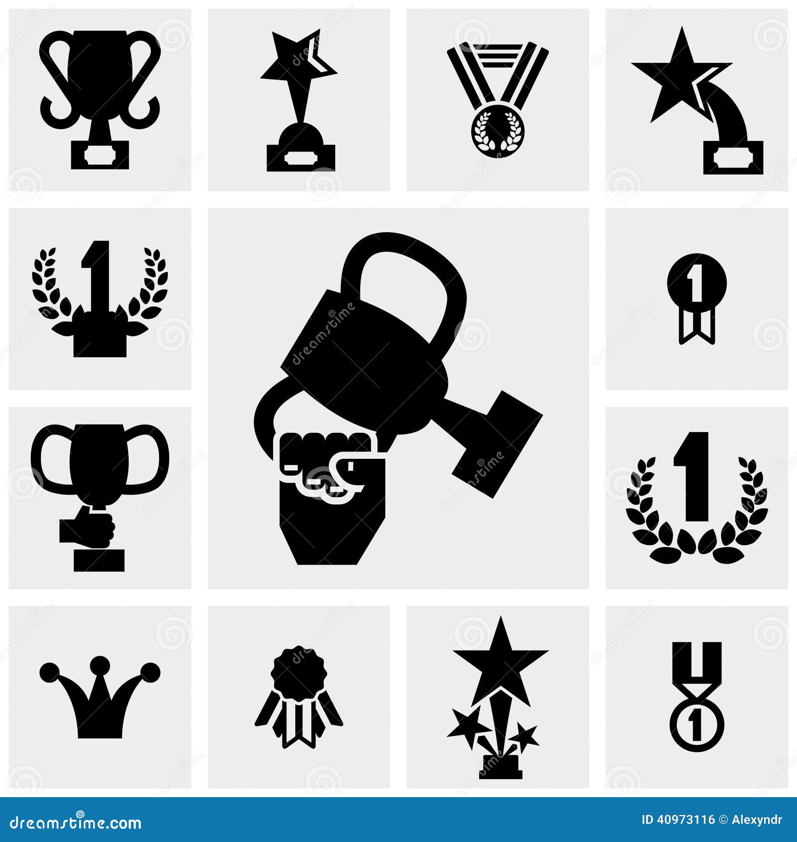 Set Of Awards Icons Stars And Diamonds Silver, Platinum, Gold Cartoon ...
