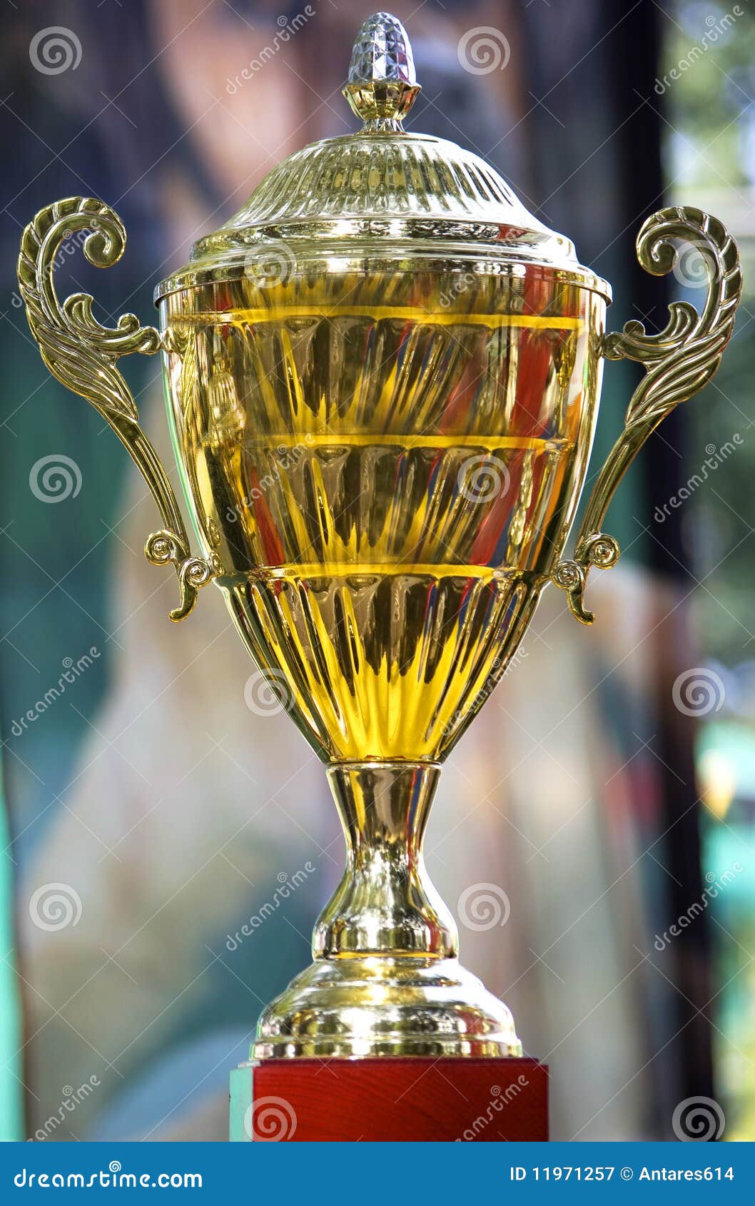 Trophy cup stock image. Image of qualification, winner - 11971257