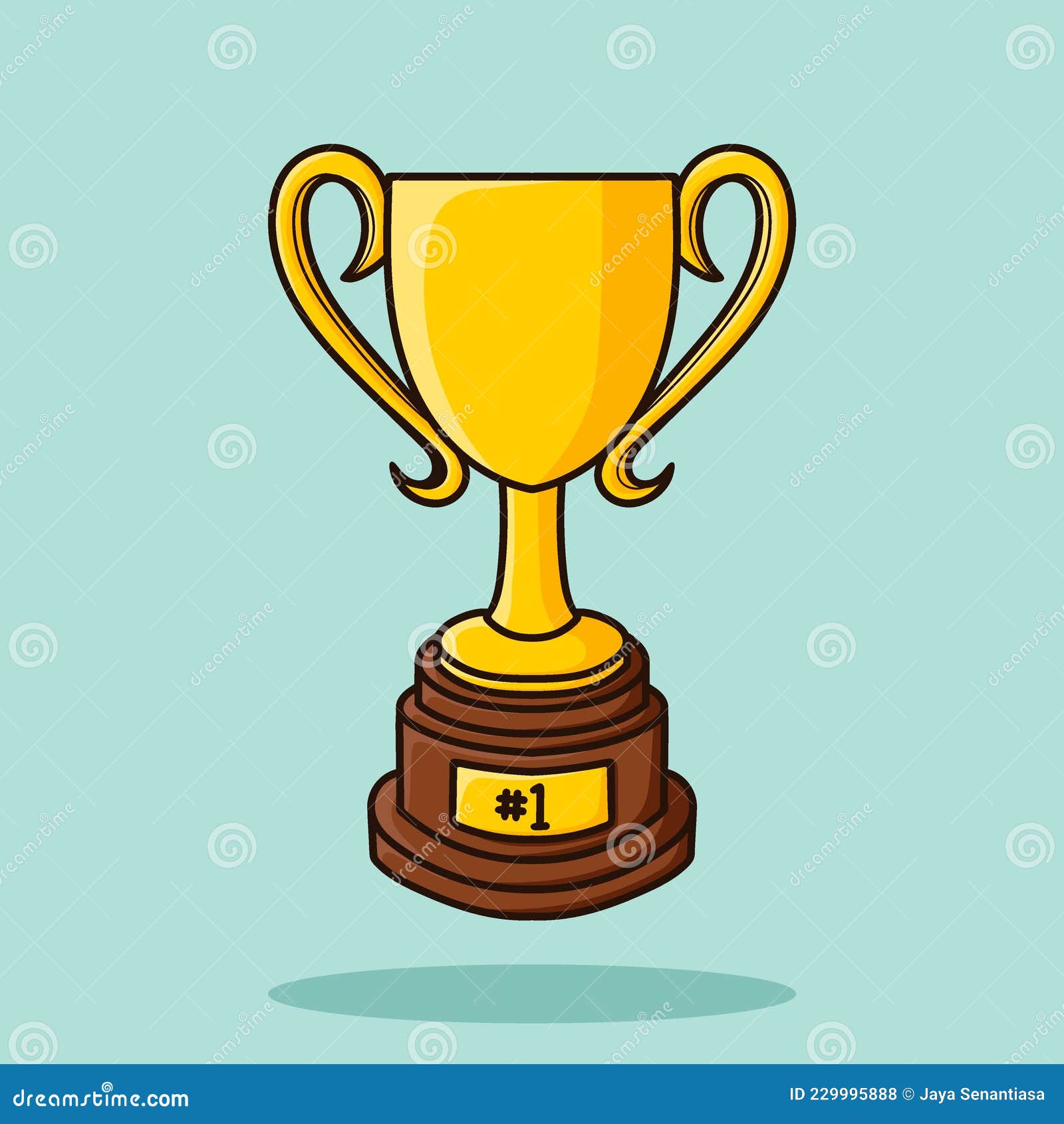 Gold Cup Cartoon | CartoonDealer.com #69917923