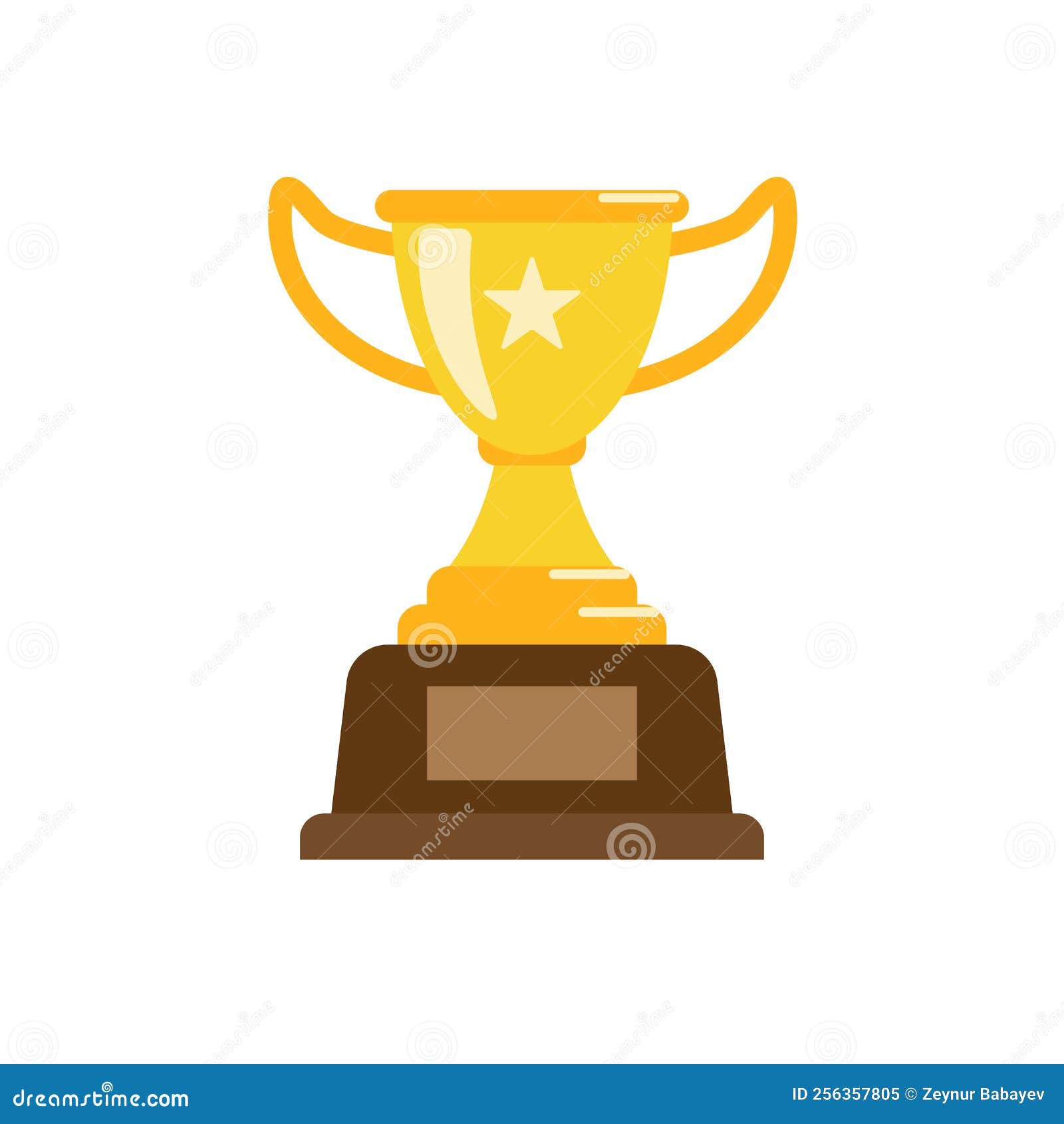 Trophy Cup Icon for Award Ceremony Design. Stock Vector - Illustration ...