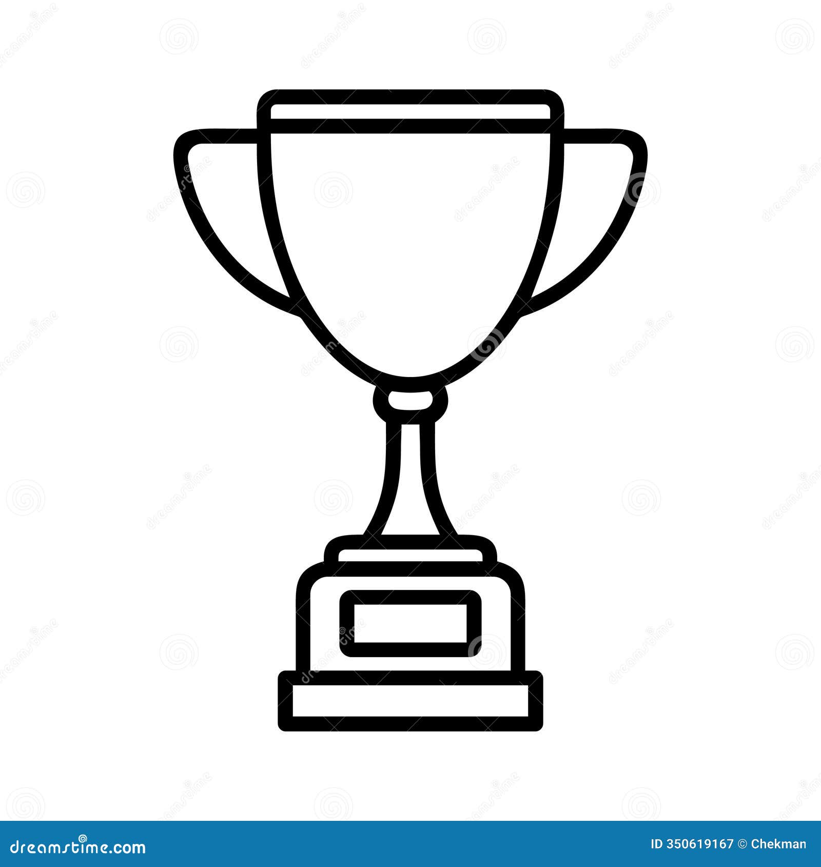 Trophy Cup Representing Winning and Achievement in Competition Stock ...