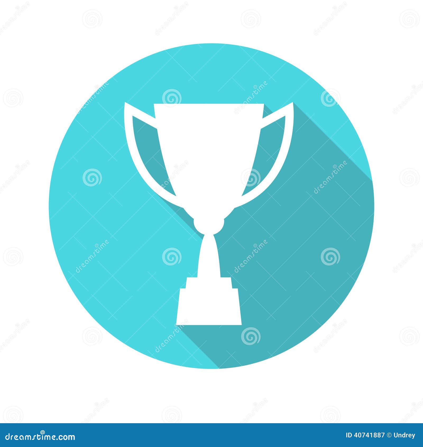 Trophy Cup Vector Icon, Flat Design. Concept-winning, Victory, Champion ...