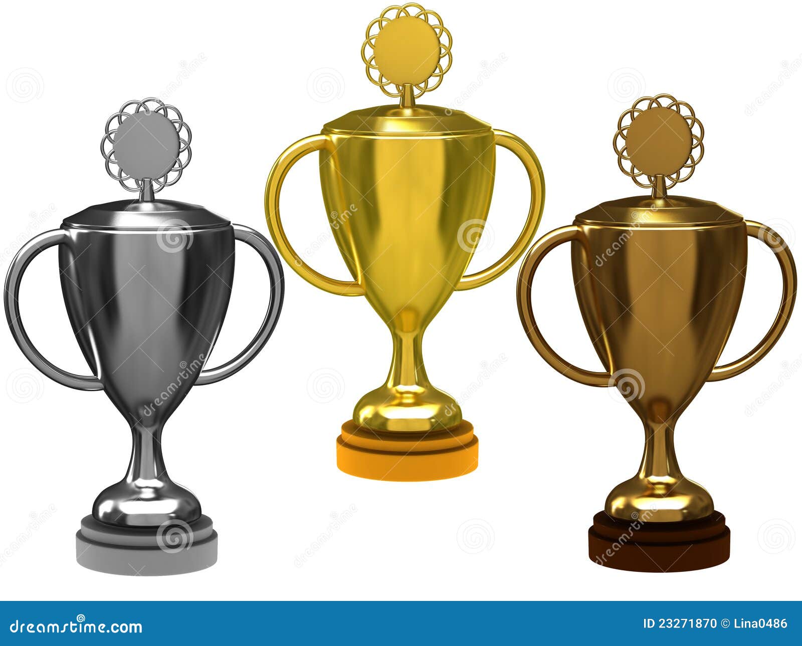 Trophy cups stock illustration. Illustration of silver - 23271870