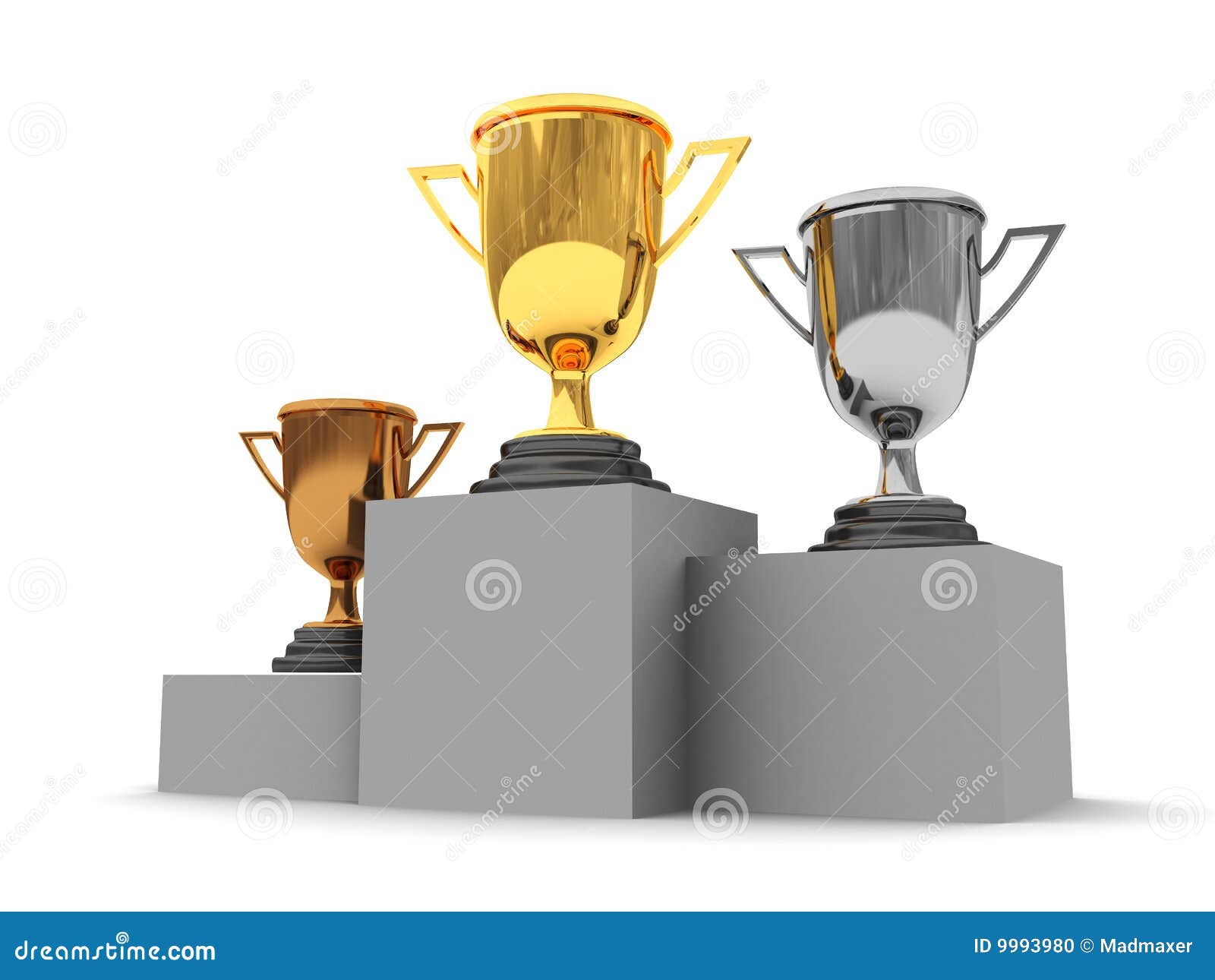 Trophy cups stock illustration. Illustration of ceremony - 9993980