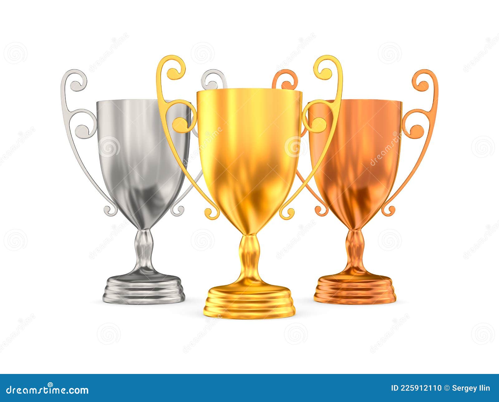 Trophy Cups Infographics Template. First Place Award. Sport Design ...