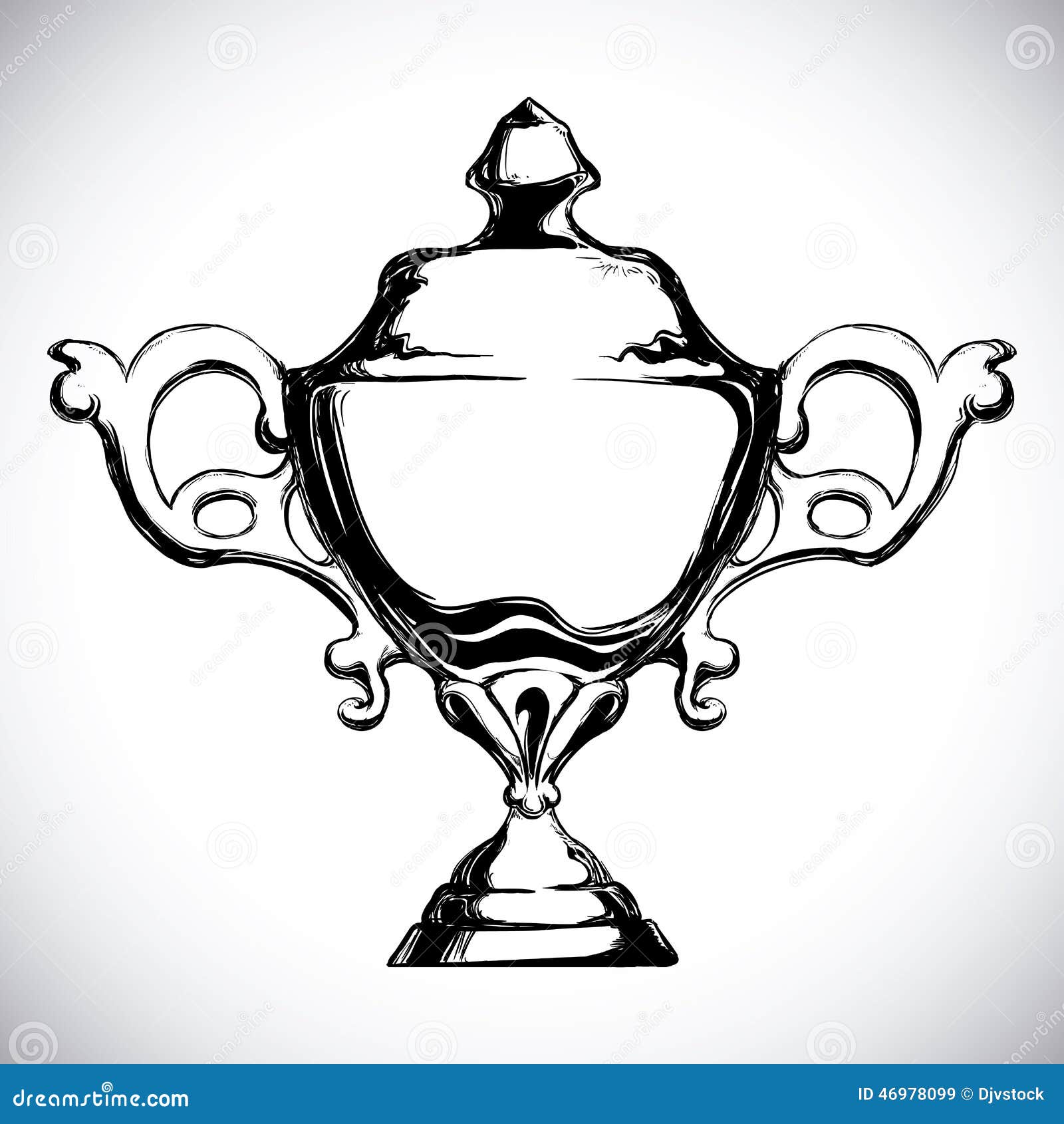 Trophy design stock vector. Illustration of reward, competition - 46978099