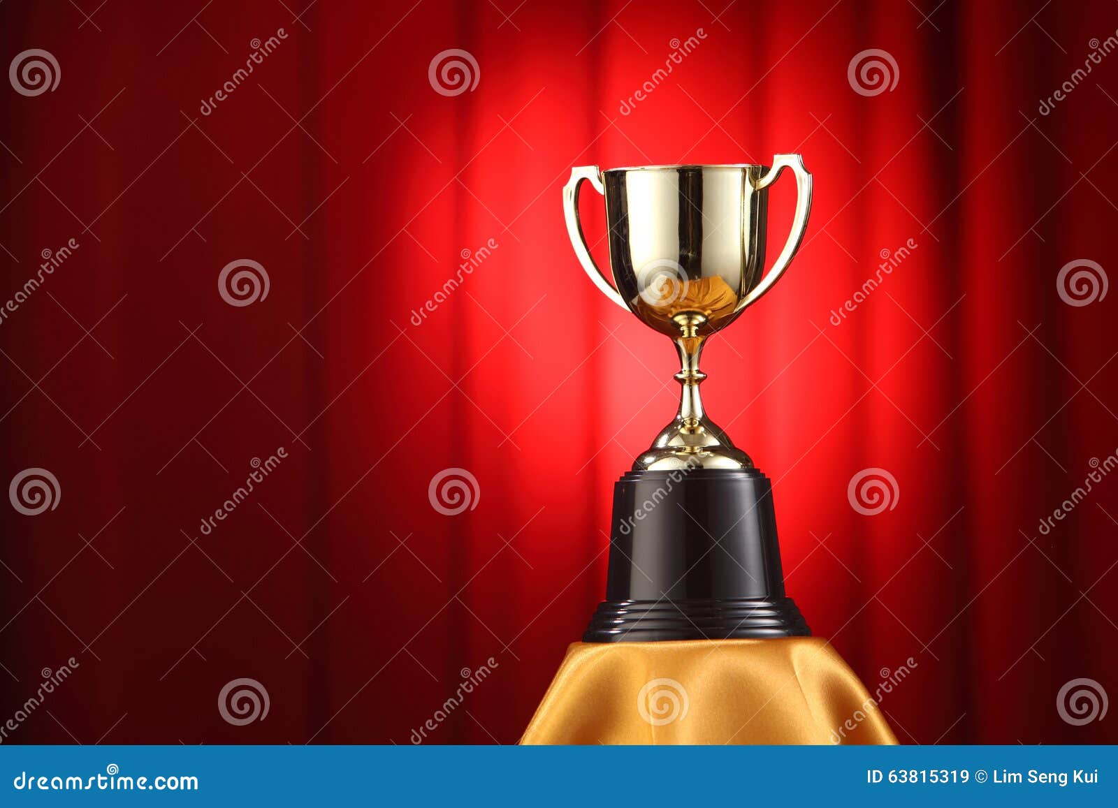 Trophy stock image. Image of metallic, stage, honor, achievement - 63815319