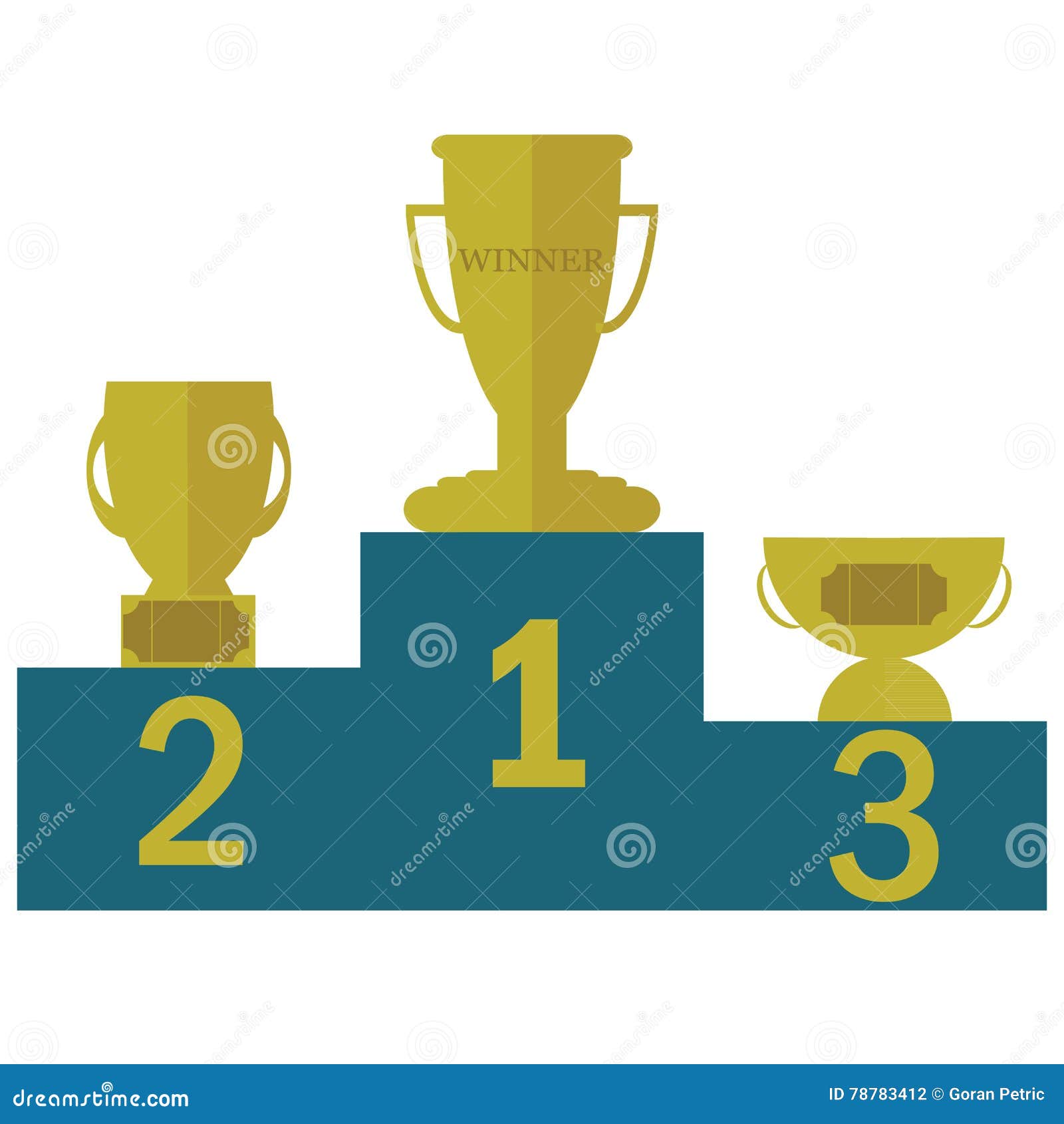 Trophy Icon and Illustration Stock Illustration - Illustration of star ...