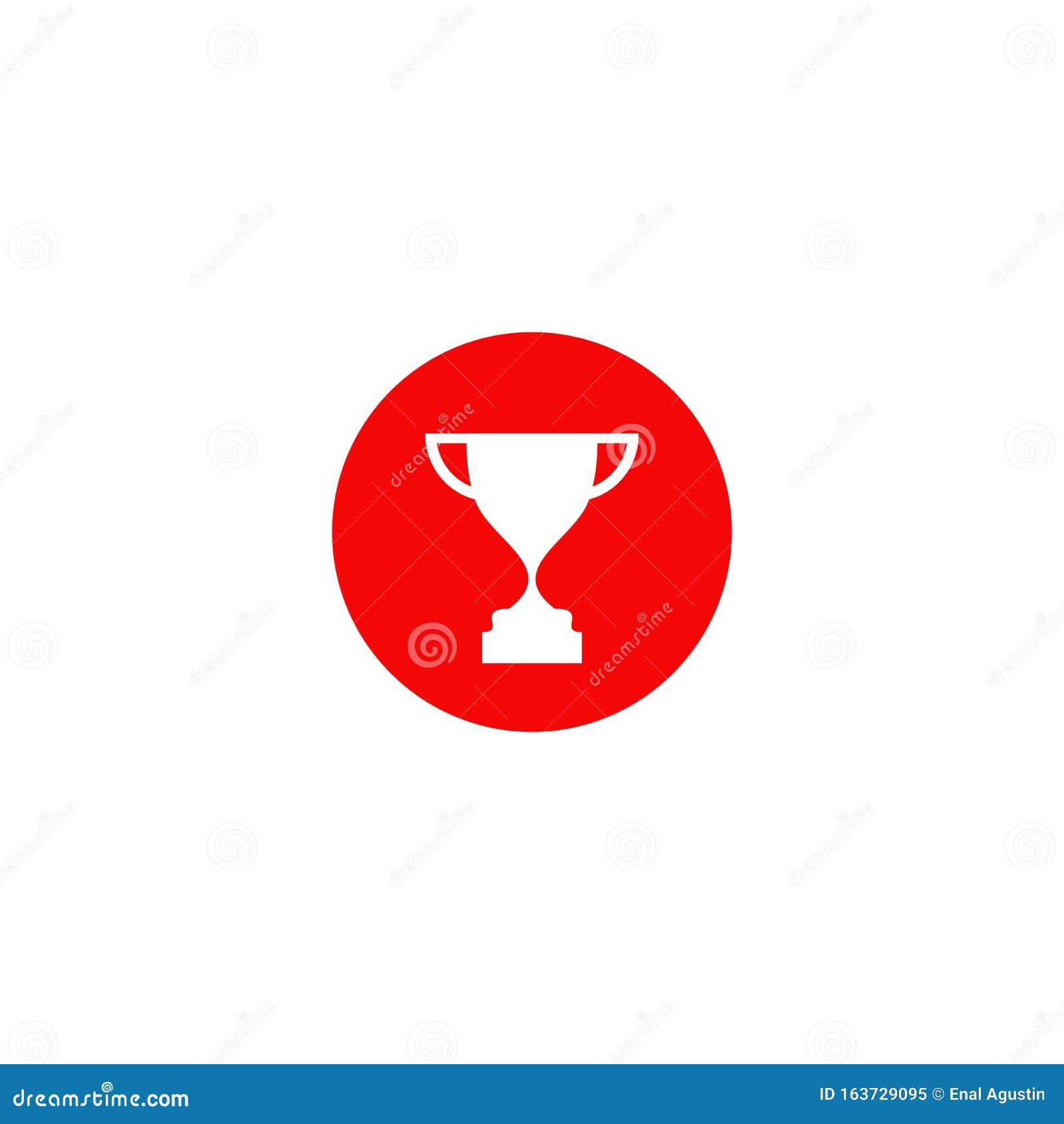Trophy Icon Logo Design Vector Template Stock Vector - Illustration of ...