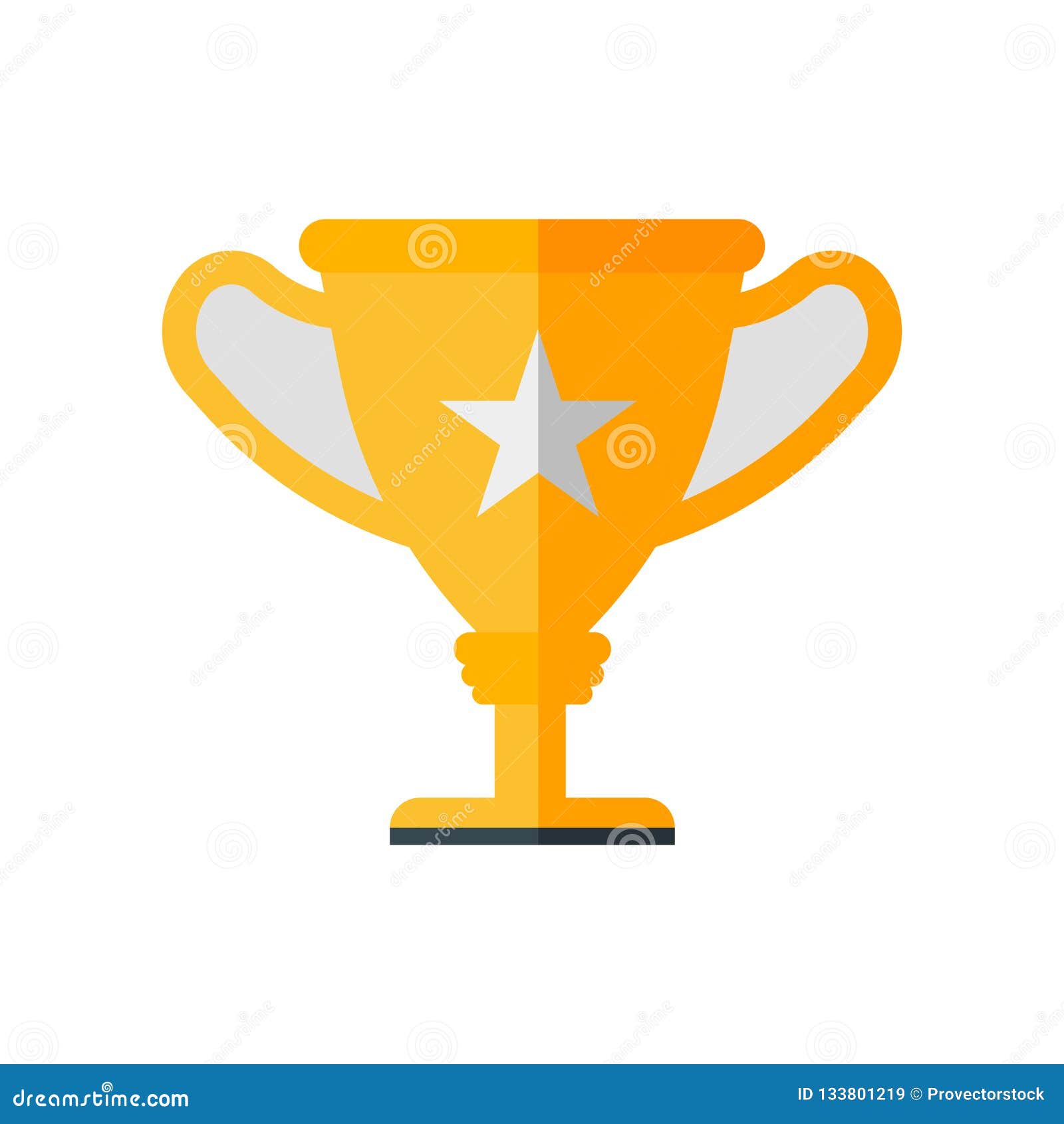 Trophy Icon Vector Sign and Symbol Isolated on White Background Stock ...