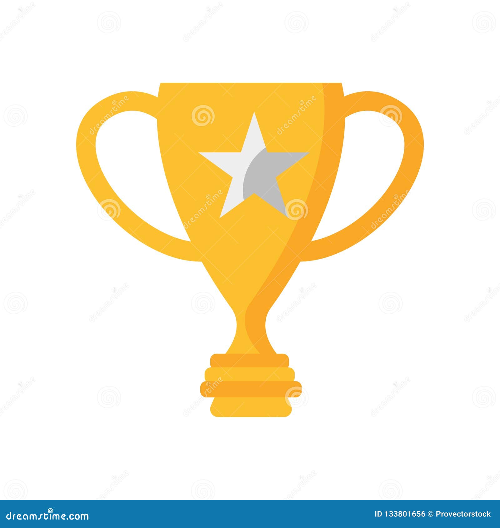 Trophy Icon Vector Sign and Symbol Isolated on White Background Stock ...