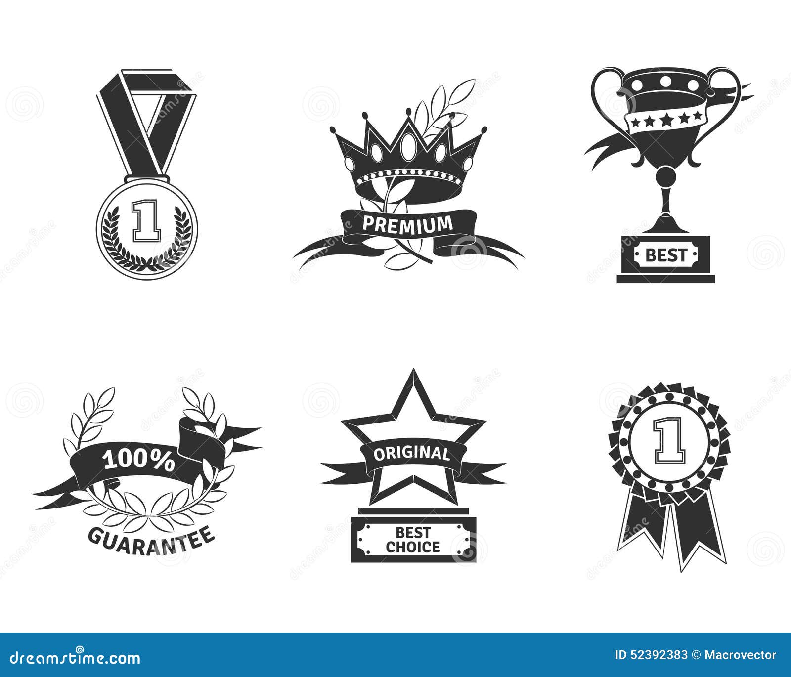 Trophy and prize emblem stock vector. Illustration of achievement ...