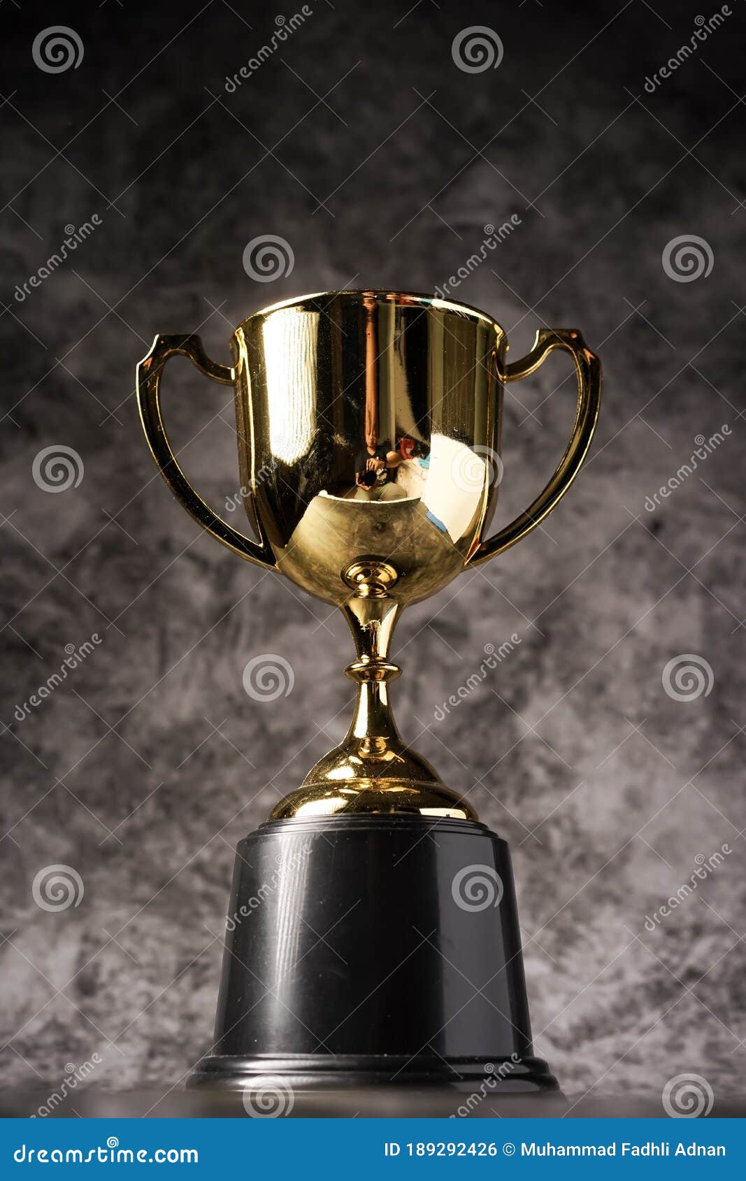 Trophy replica isolated stock photo. Image of golden - 189292426