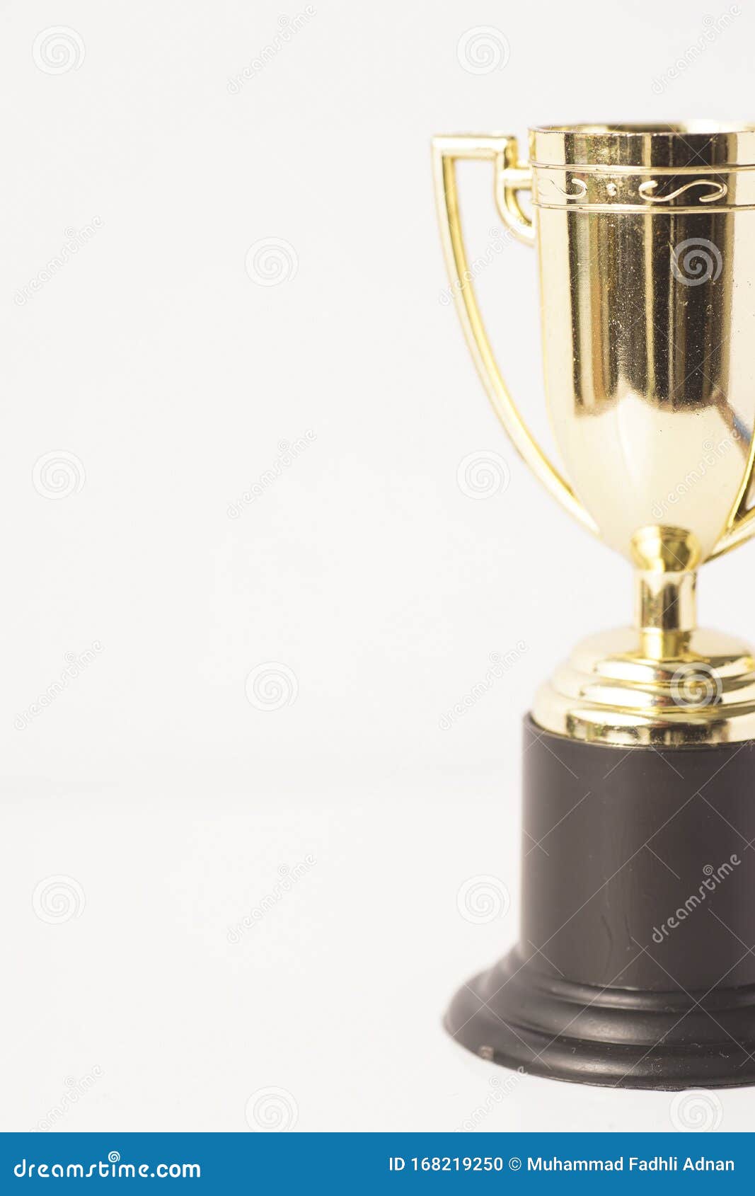 Trophy isolated on white stock photo. Image of equipment - 168219250