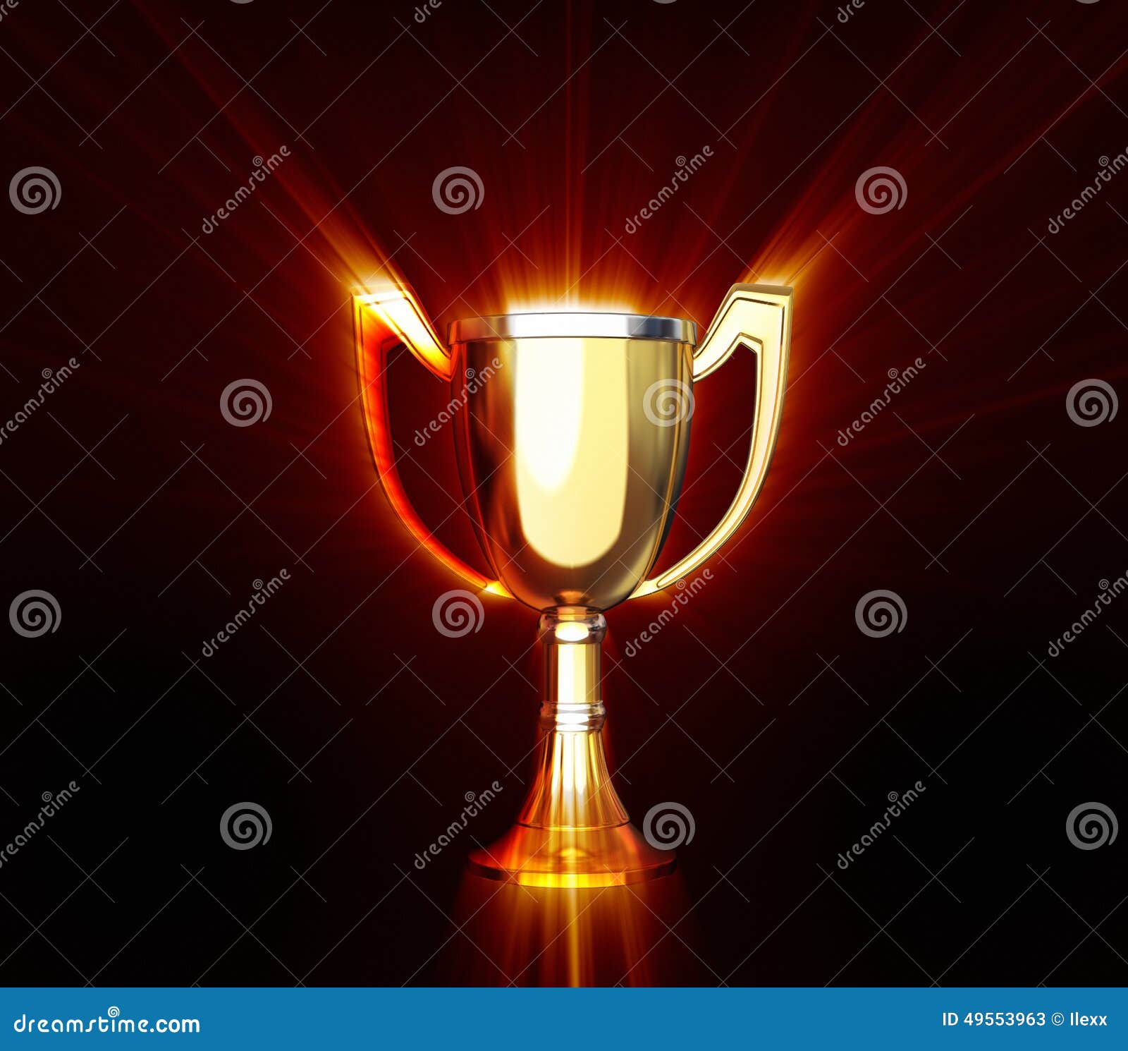 Trophy stock illustration. Illustration of white, competition - 49553963