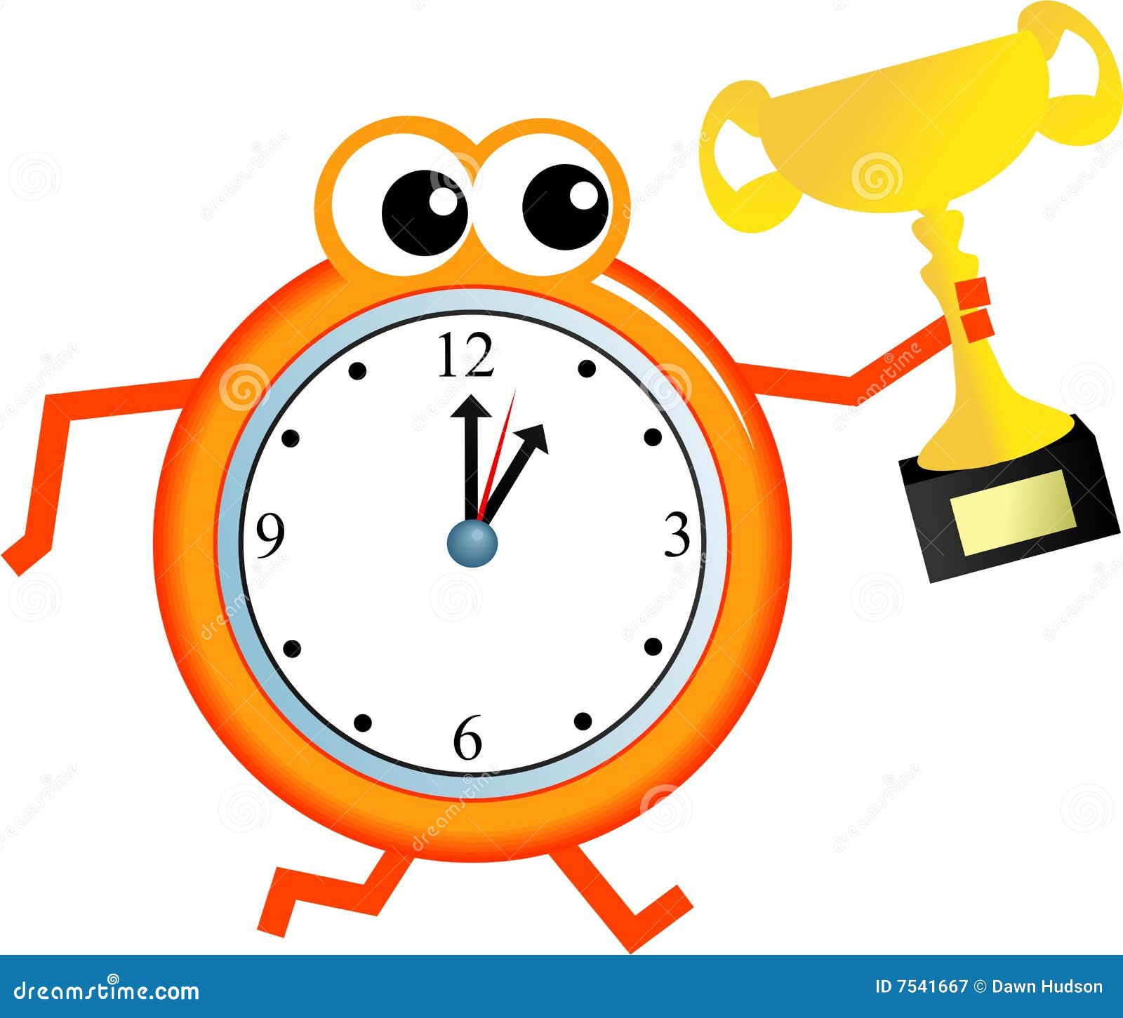 Trophy time stock illustration. Illustration of minutes - 7541667