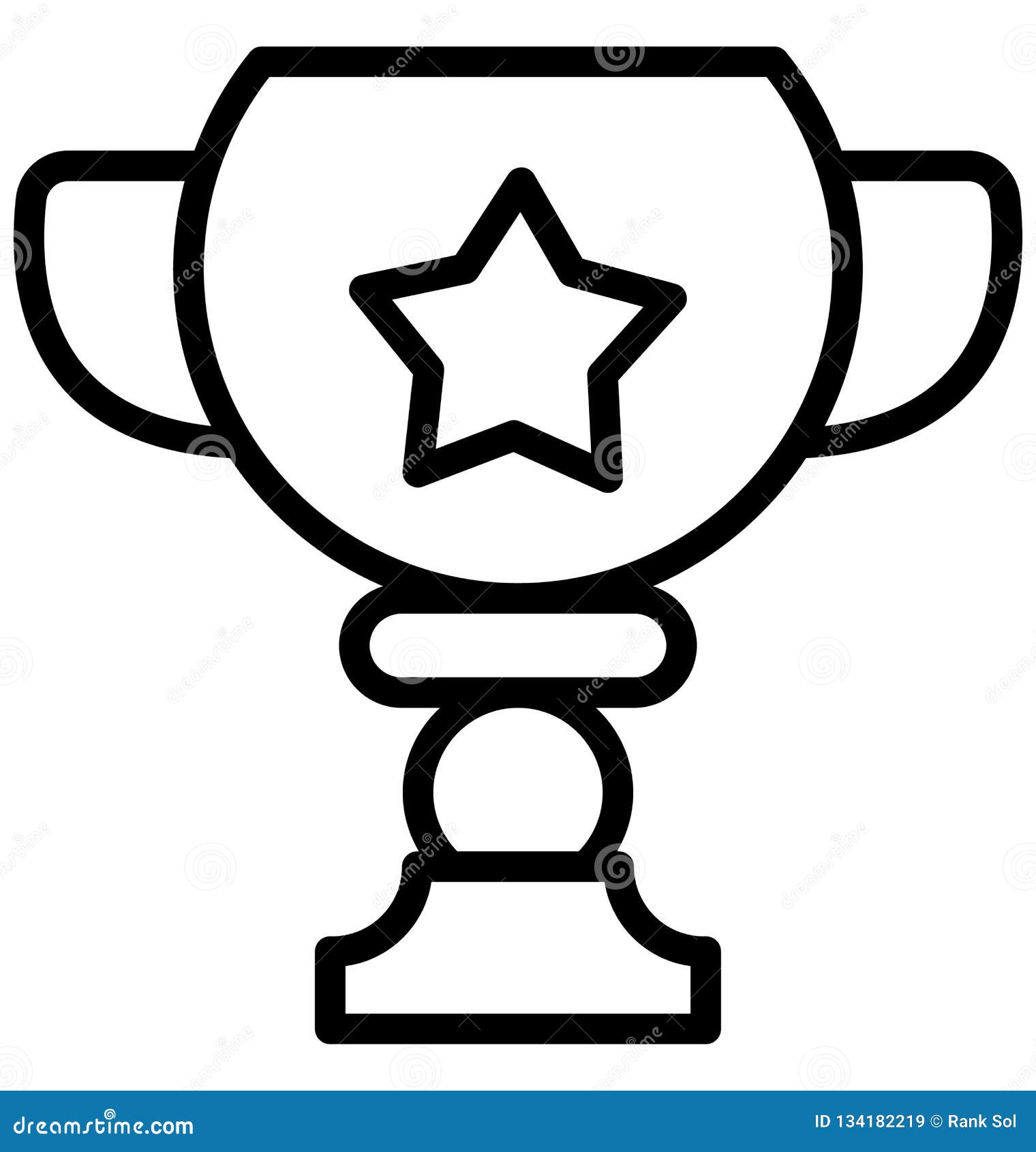 Trophy Vector that Can Be Easily Modified or Edit Stock Vector ...