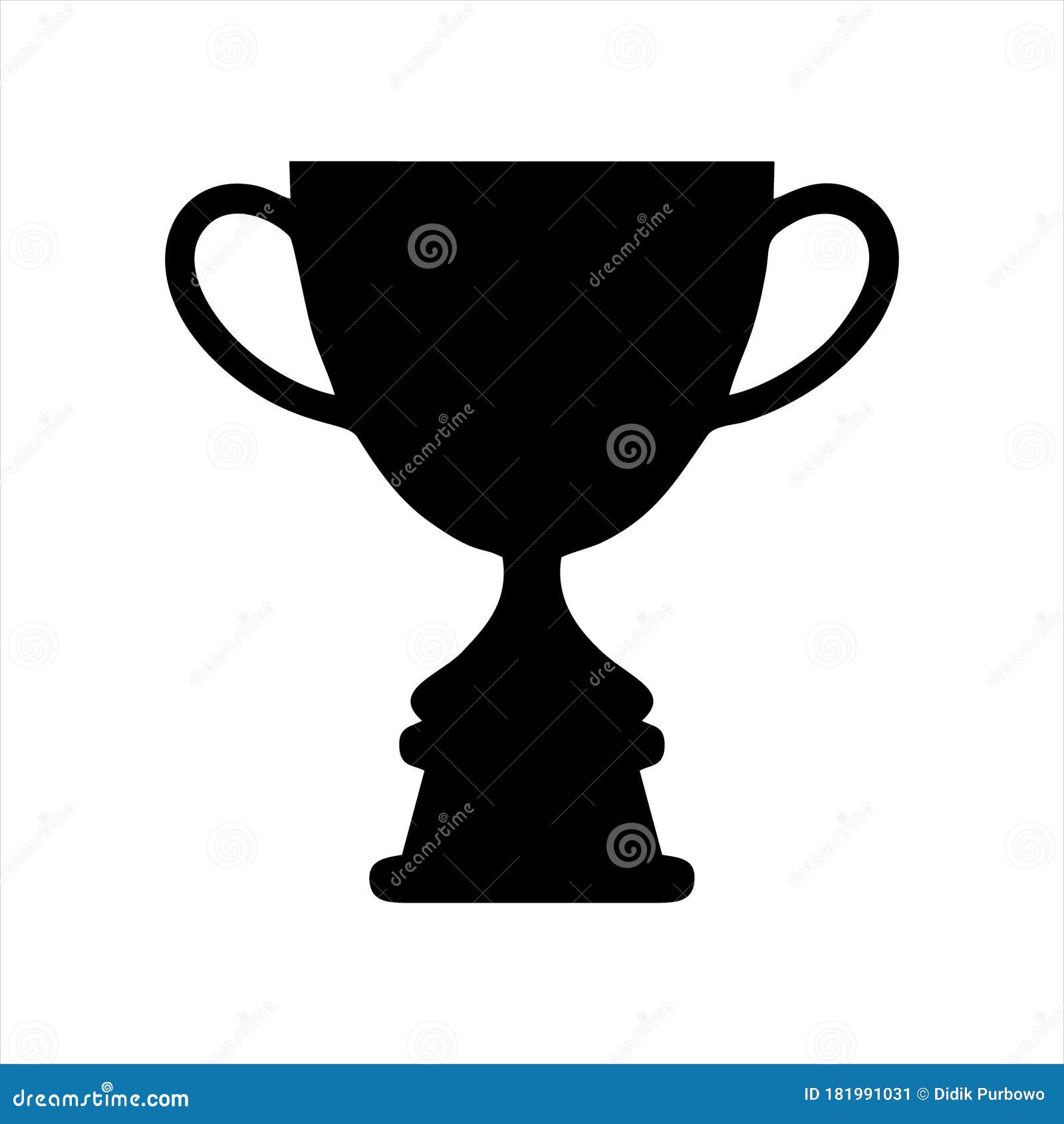 Trophy Vector Icon Modern and Simple Flat Symbol for Web Site, Mobile ...