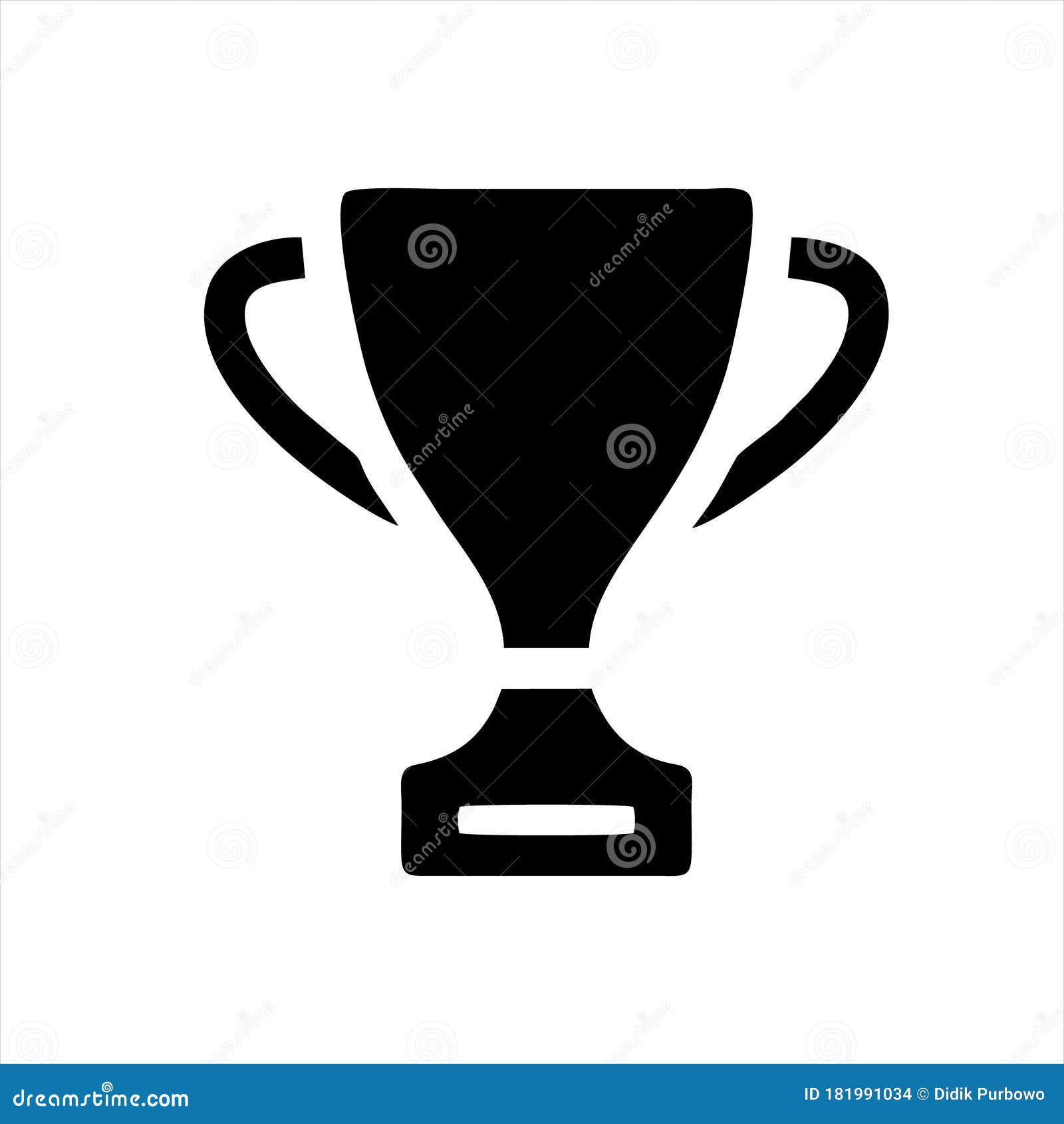 Trophy Vector Icon Modern and Simple Flat Symbol for Web Site, Mobile ...