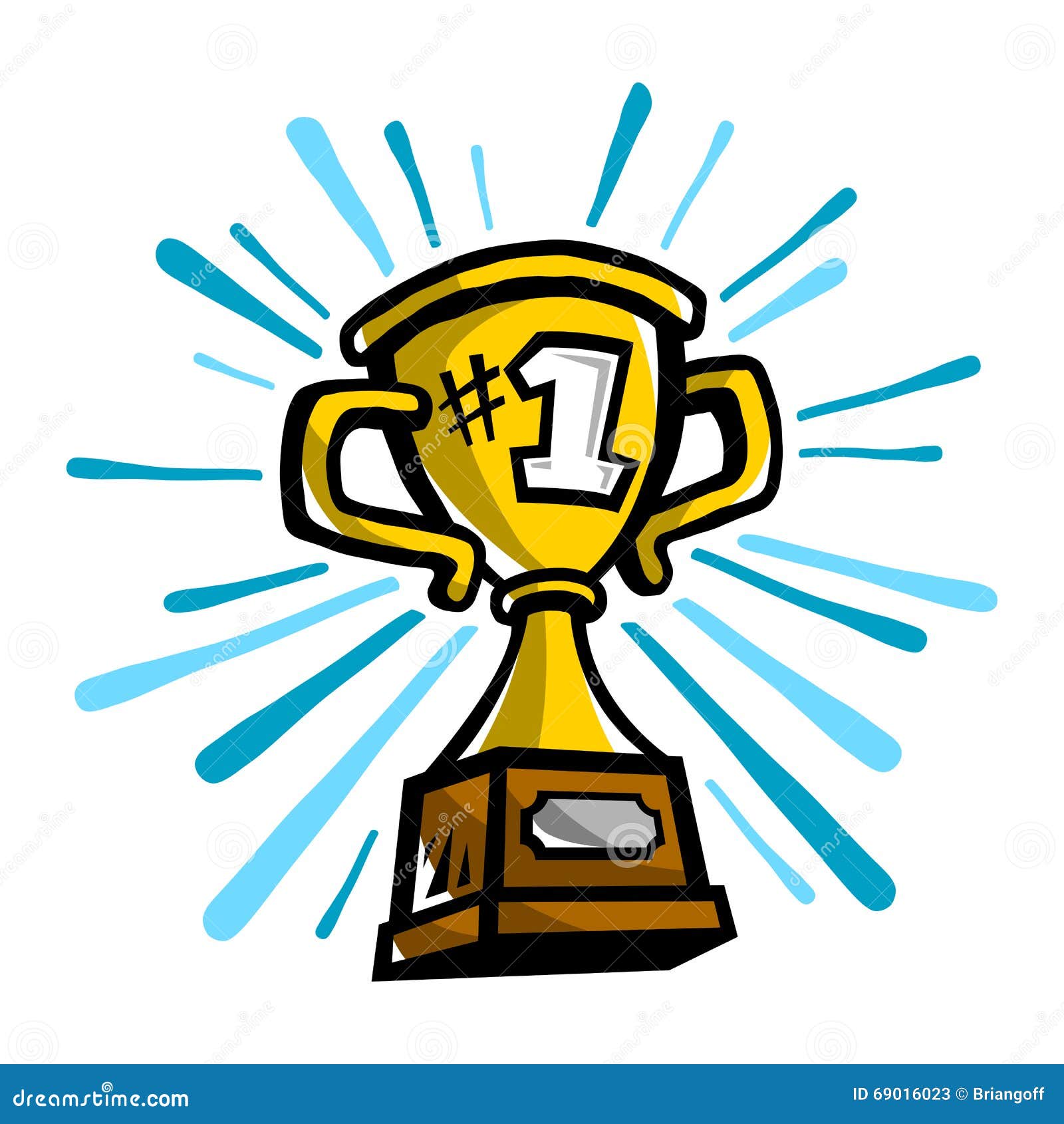 Trophy Win Championship stock vector. Illustration of game - 69016023