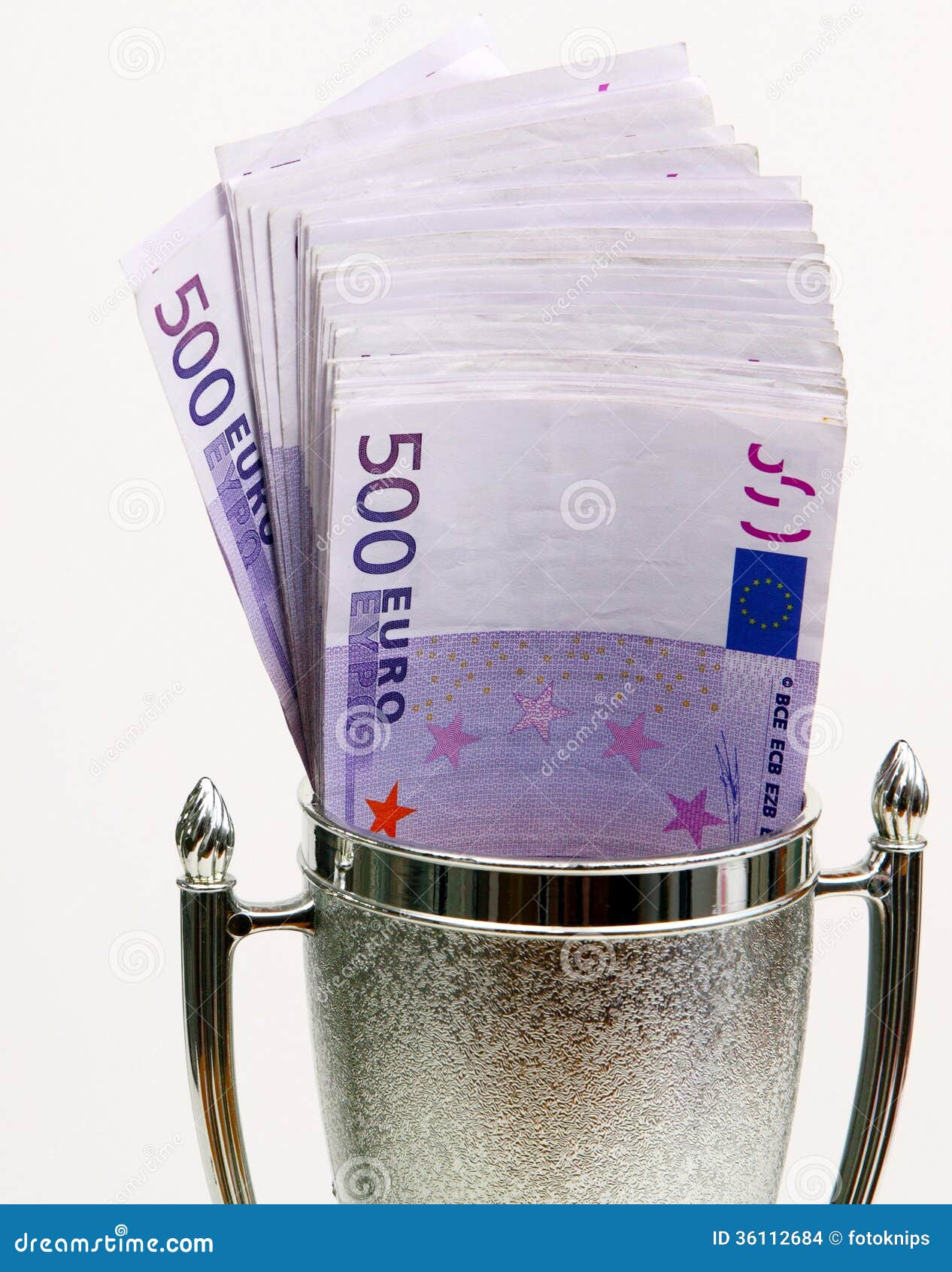 Trophy winning stock photo. Image of euro, bill, bank - 36112684