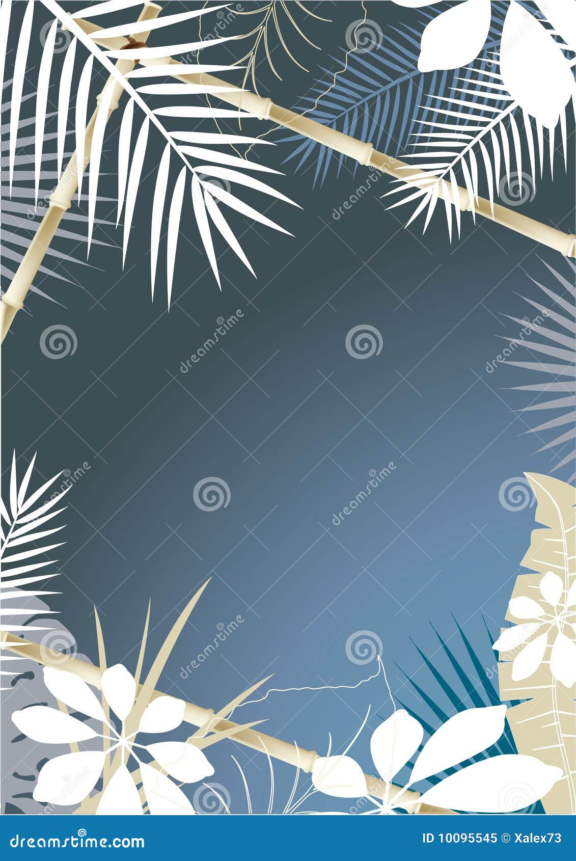 Tropical Background stock vector. Illustration of layout - 10095545