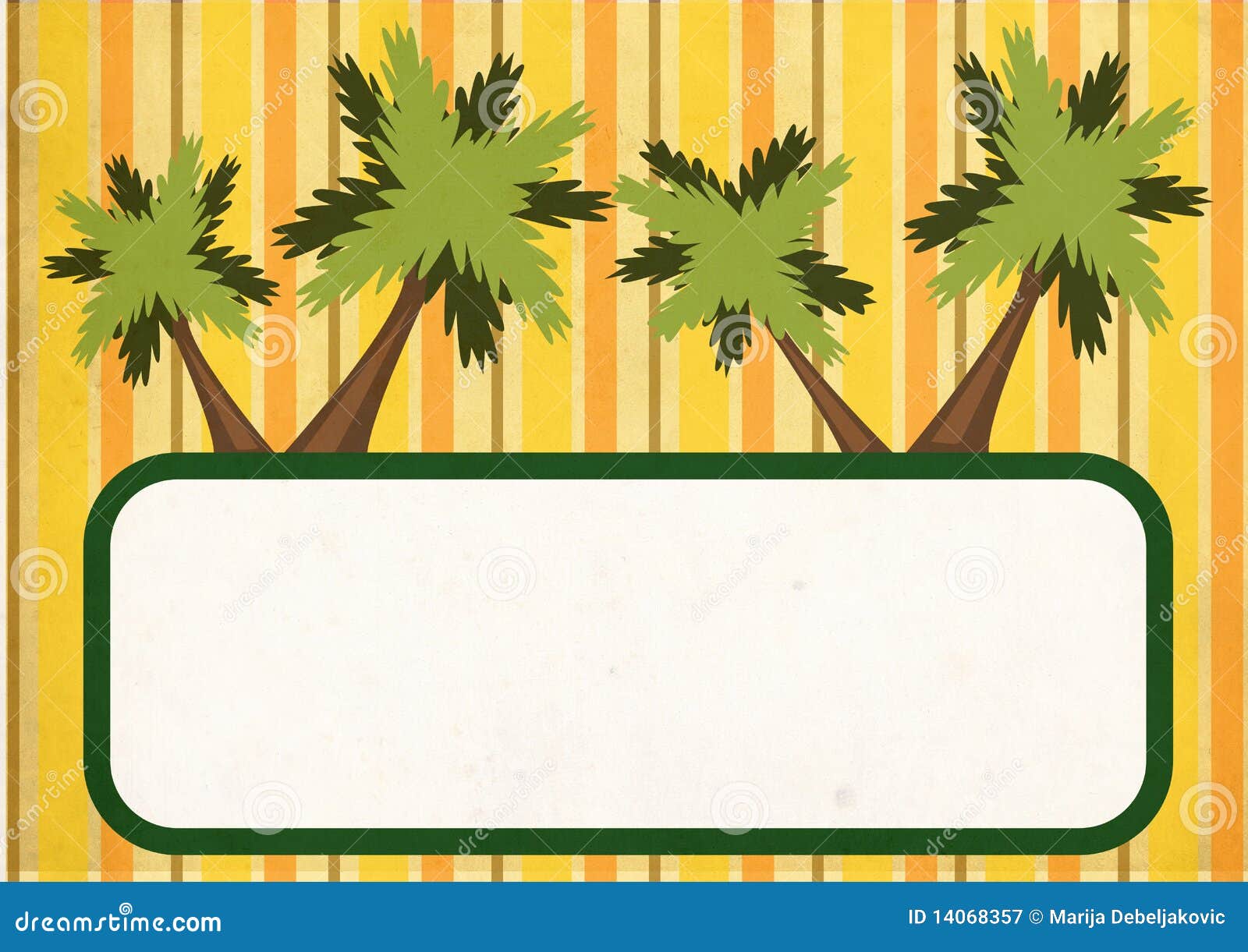 Tropical banner stock illustration. Illustration of exotic - 14068357