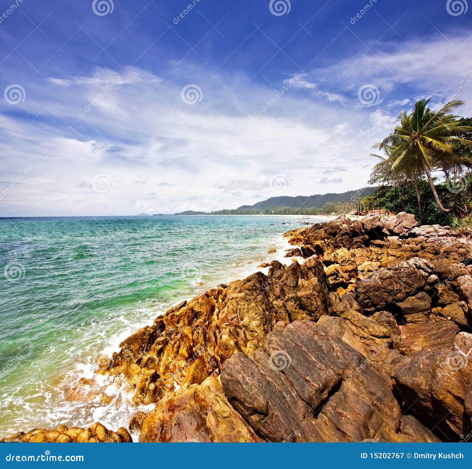 On the tropical beach stock image. Image of relaxation - 15202767