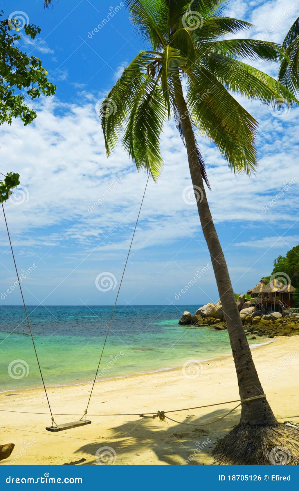 Tropical beach stock photo. Image of horizontal, color - 18705126