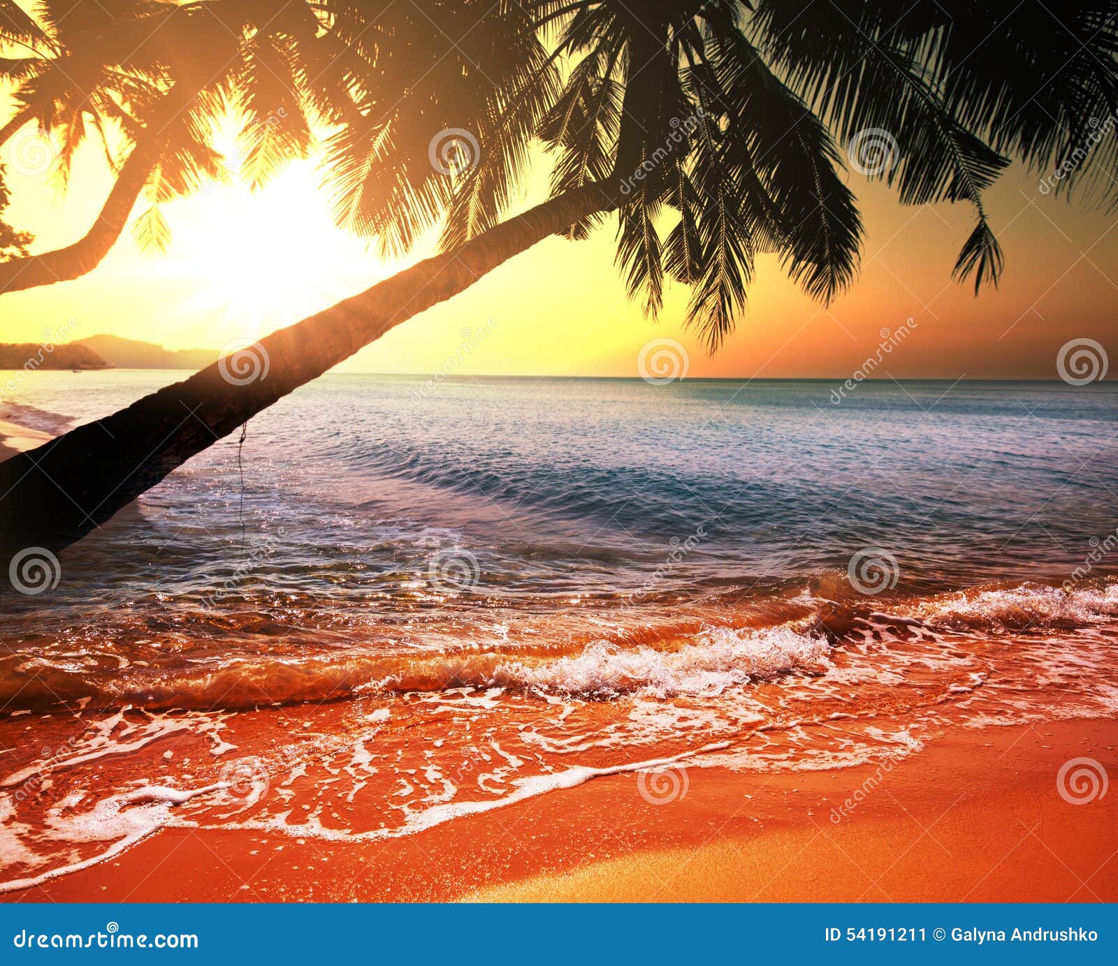 Tropical beach stock image. Image of destination, asia - 54191211