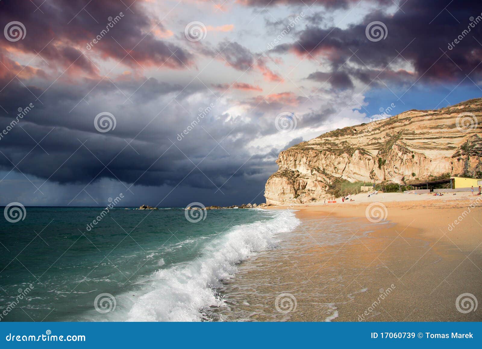 Tropical Beach, Calabria, Italy Stock Image - Image of scenic ...