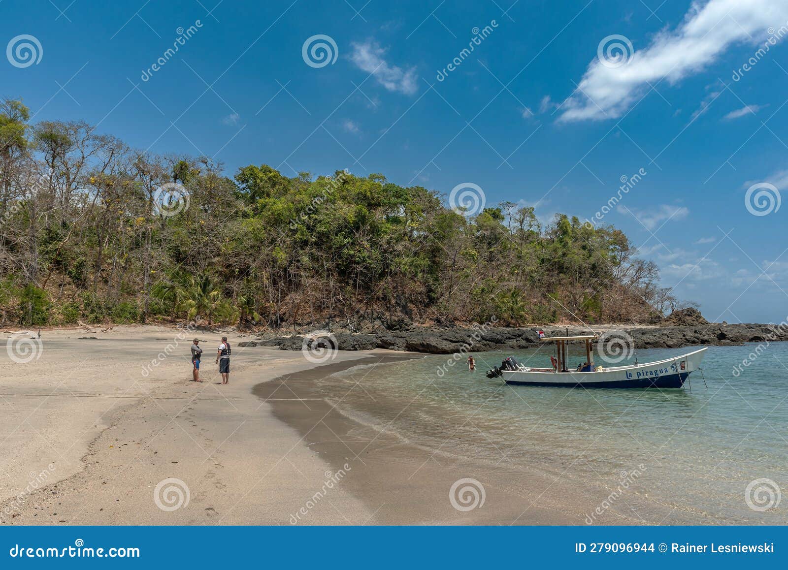 Tropical Beach on the Cebaco Island, Panama Editorial Stock Image ...