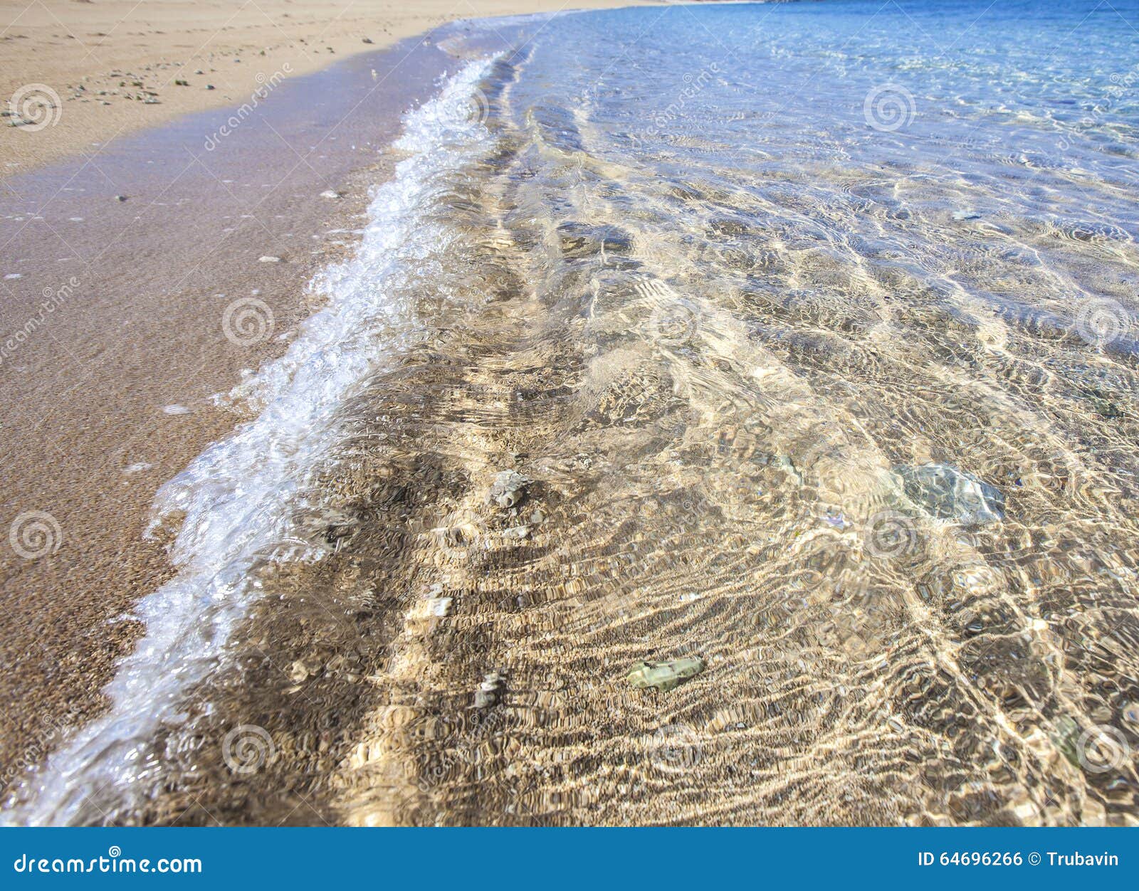 Tropical beach stock photo. Image of pleasure, sand, ocean - 64696266