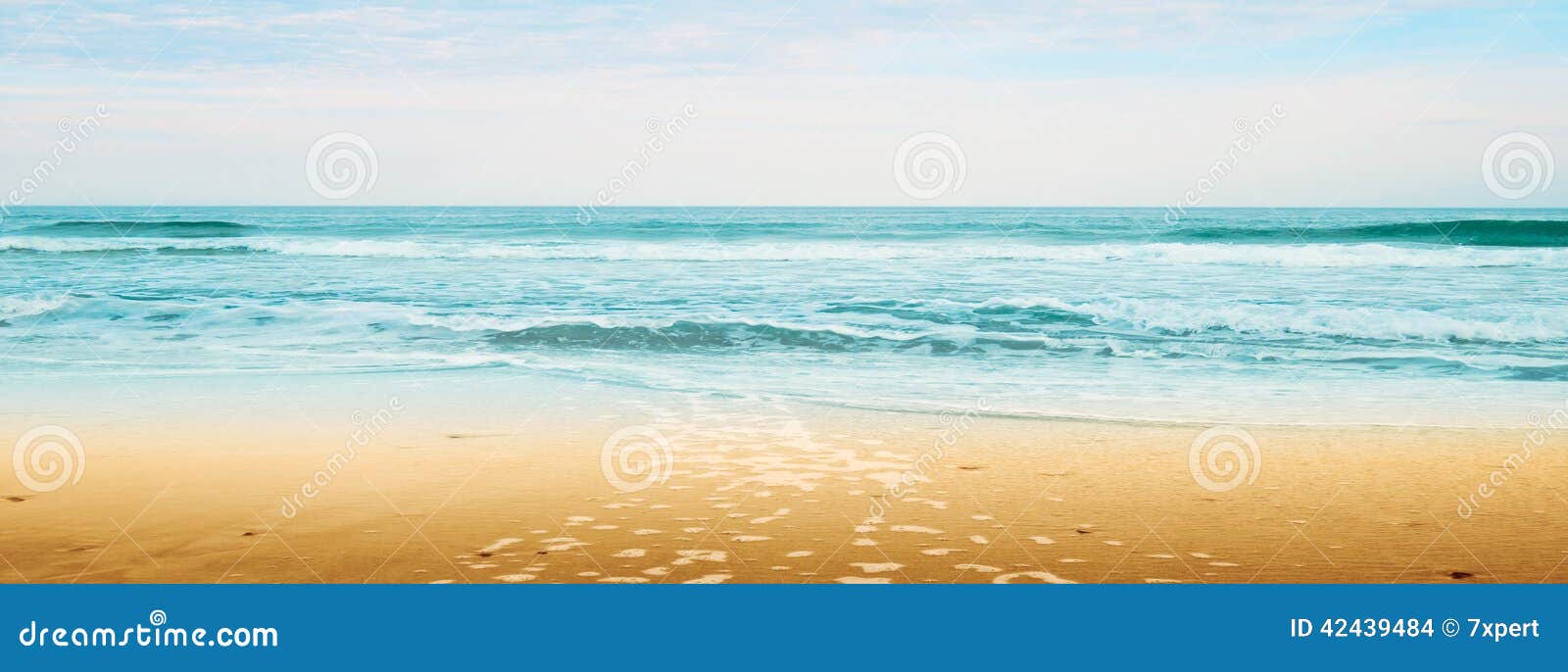 Tropical beach and ocean stock photo. Image of idyllic - 42439484