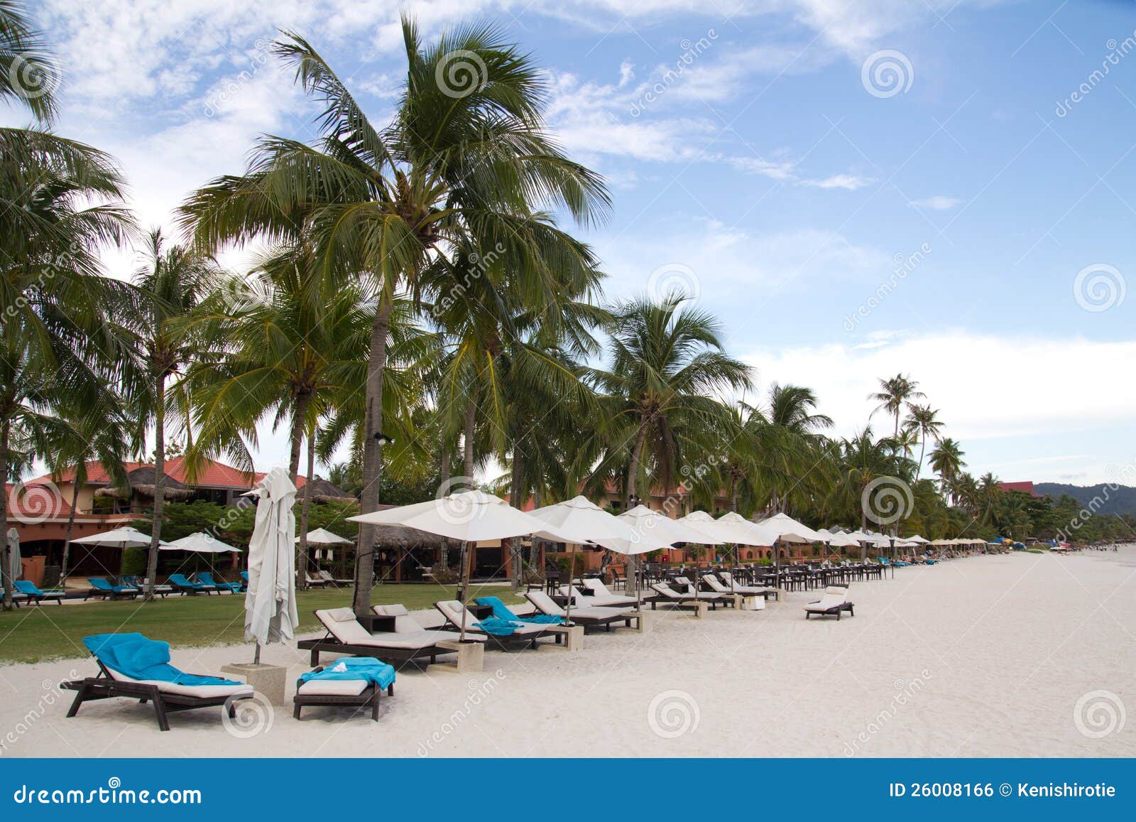 Tropical beach resort stock photo. Image of paradise - 26008166