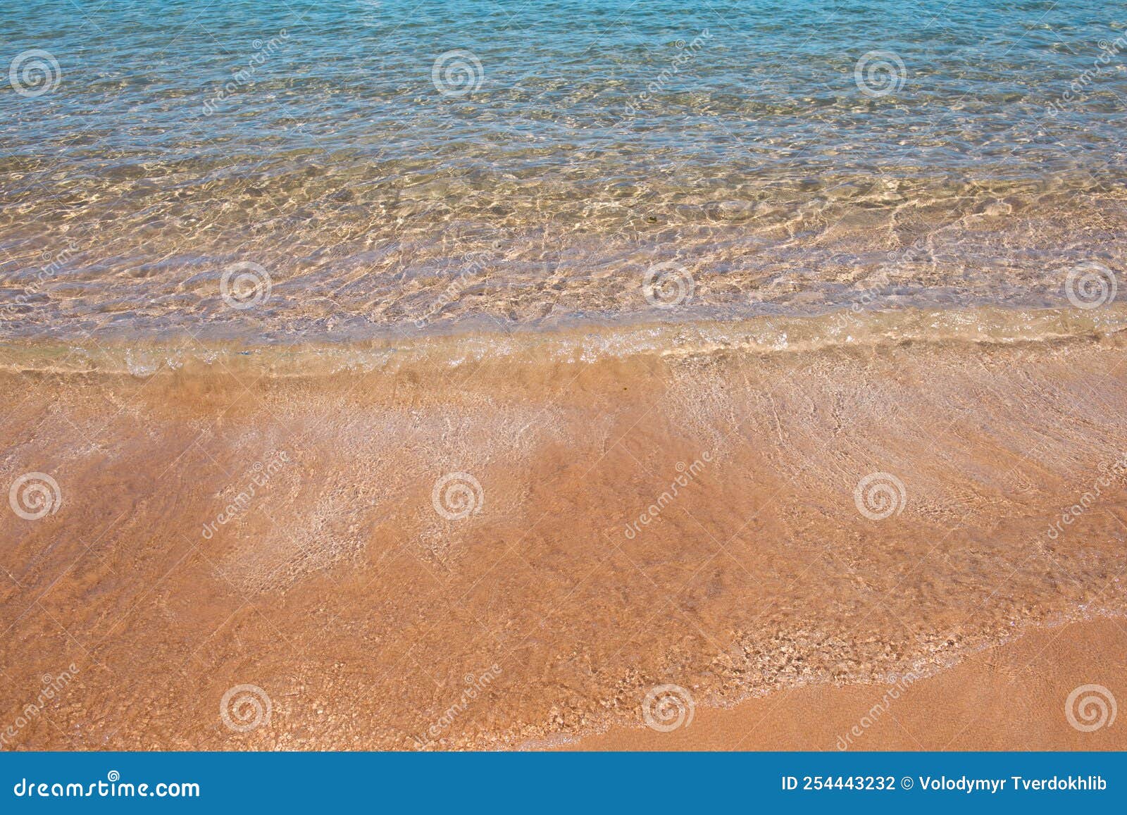 Tropical Beach with Sea Sand on Summer Vacation. Stock Photo - Image of ...