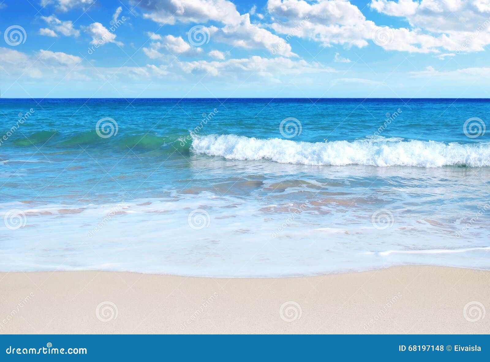 Tropical Beach, Turquoise Water Stock Photo - Image of blue, space ...