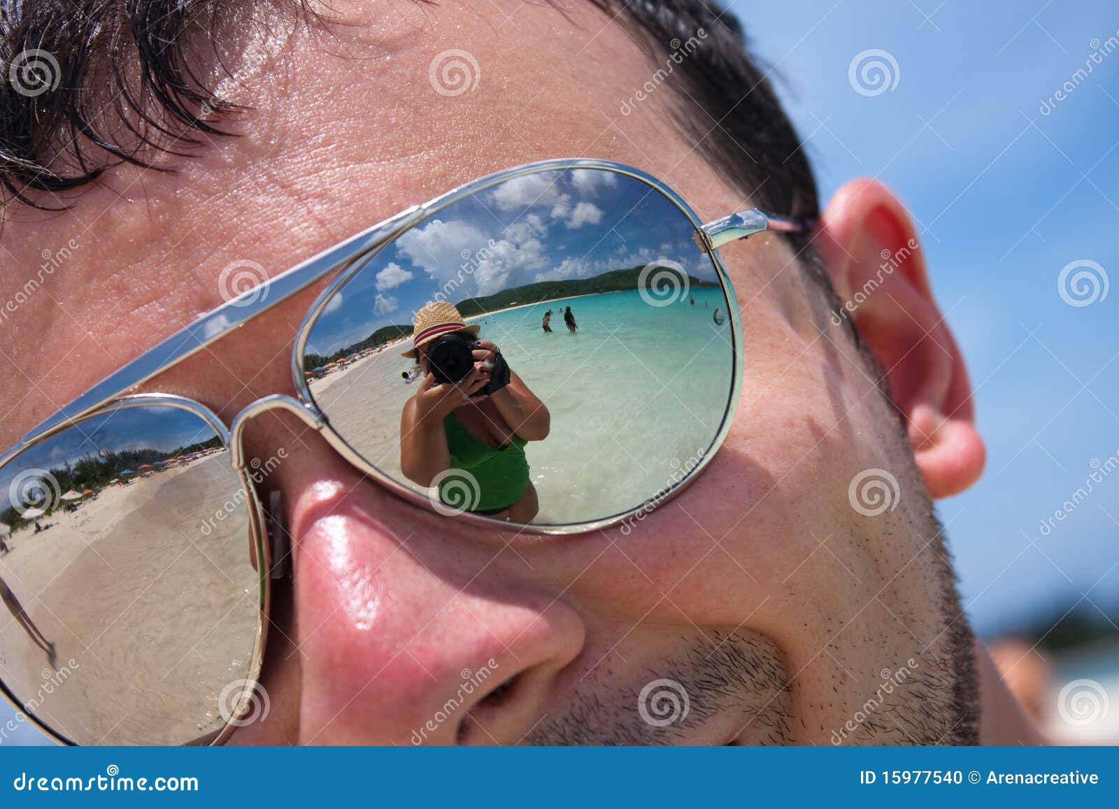 Sunglasses Reflection Photography