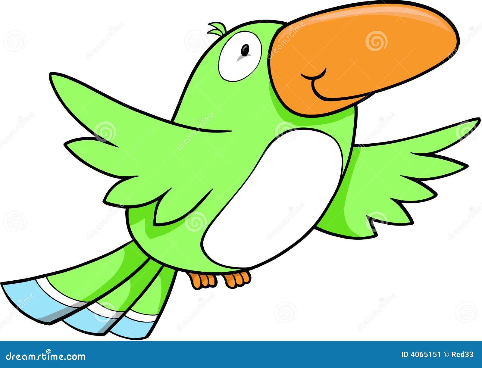 Tropical Bird Vector stock vector. Illustration of character - 4065151