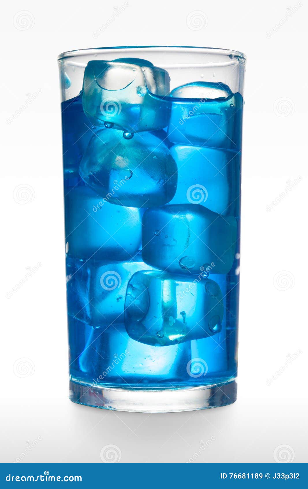 Tropical Blue Alcoholic Cocktail Stock Image - Image of alcoholic ...