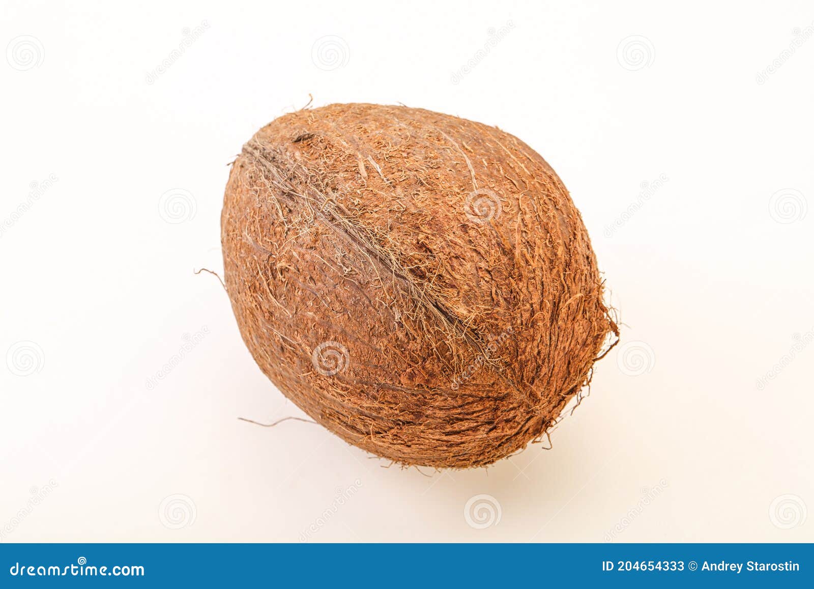 Tropical Brown Coconut Over Background Stock Image - Image of healthy ...
