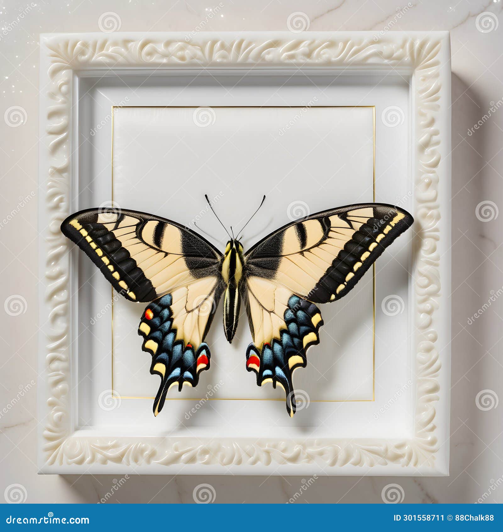 Tropical Butterfly, Collection, Framed Butterfly Interior Decoration ...
