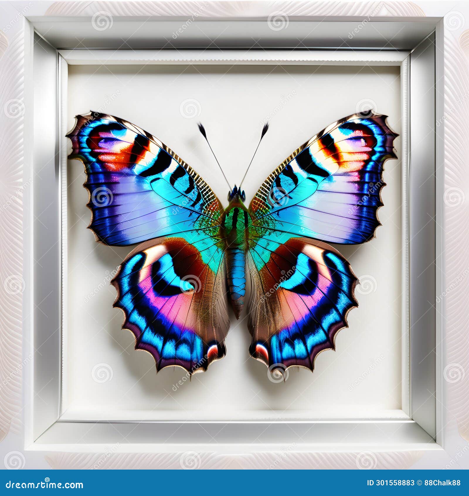 Tropical Butterfly, Collection, Framed Butterfly Interior Decoration ...