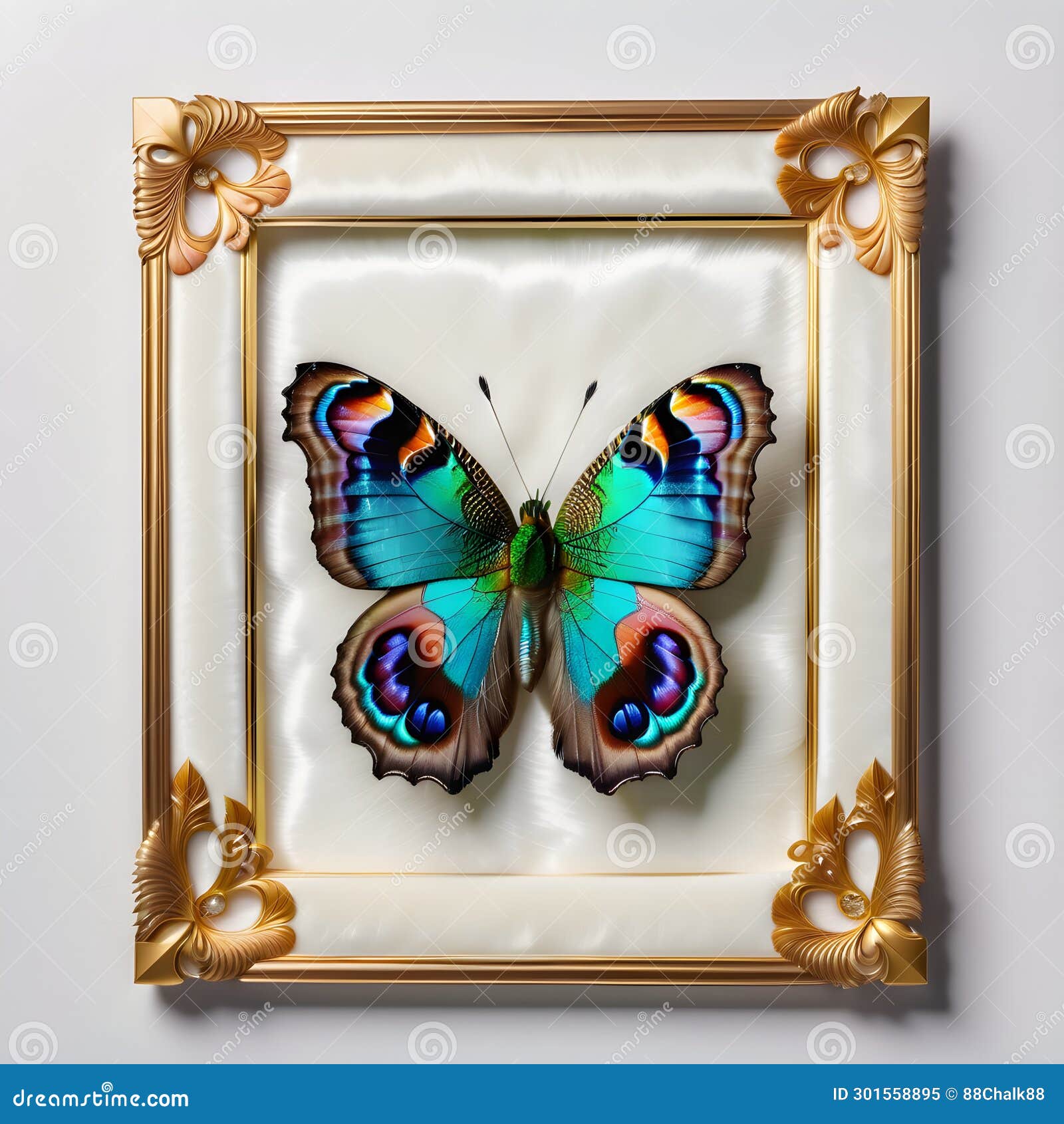 Tropical Butterfly, Collection, Framed Butterfly Interior Decoration ...