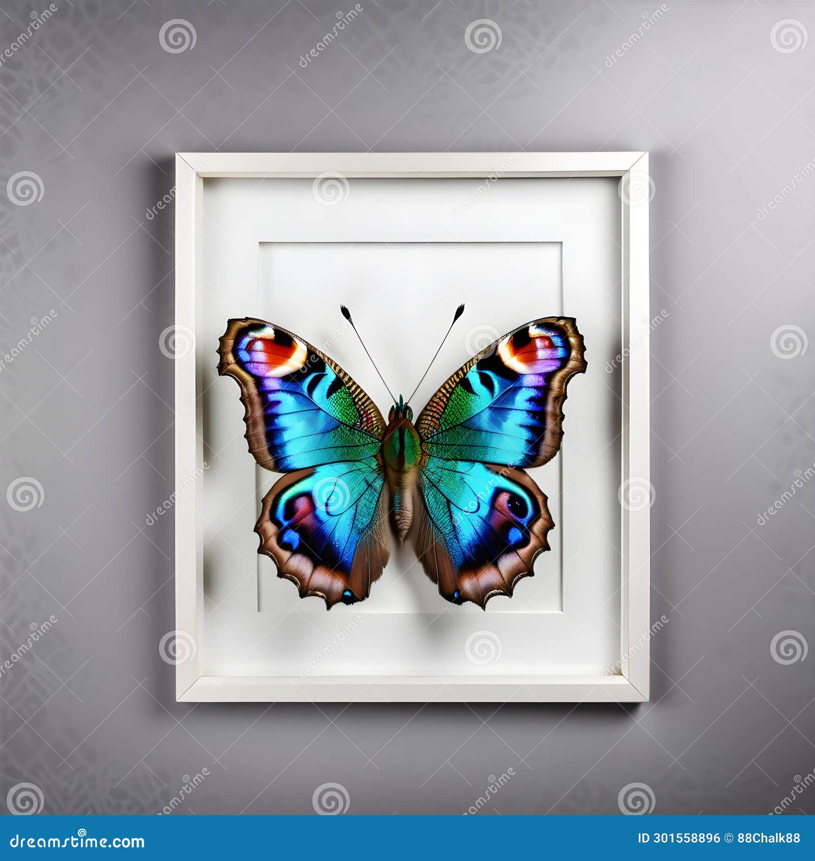 Tropical Butterfly, Collection, Framed Butterfly Interior Decoration ...